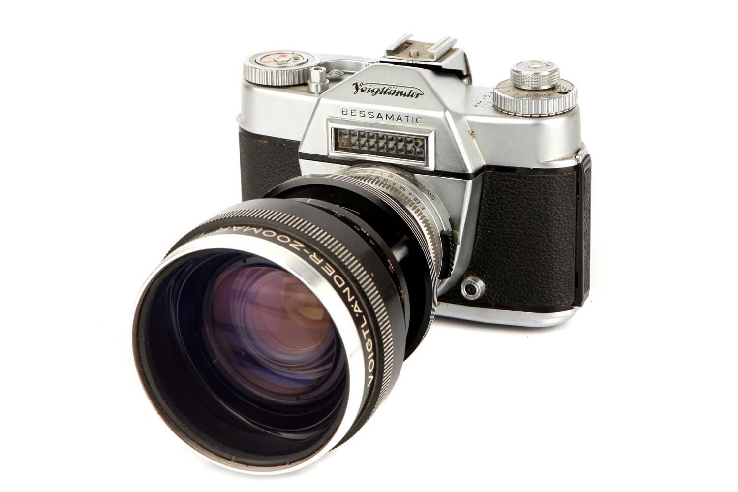 Lot 1210 - A Voigtlander Bessamatic SLR Camera,