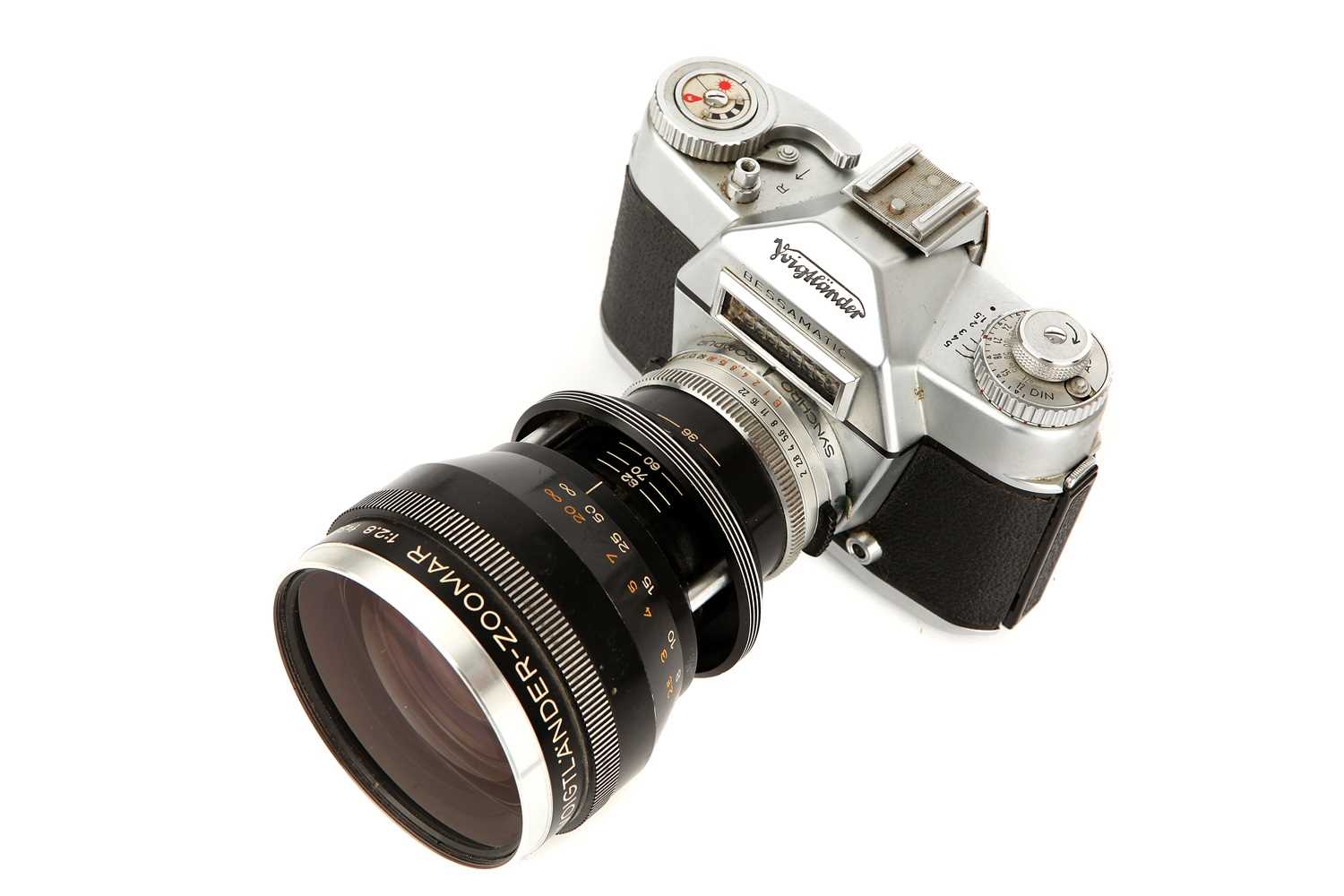 Lot 1210 - A Voigtlander Bessamatic SLR Camera,