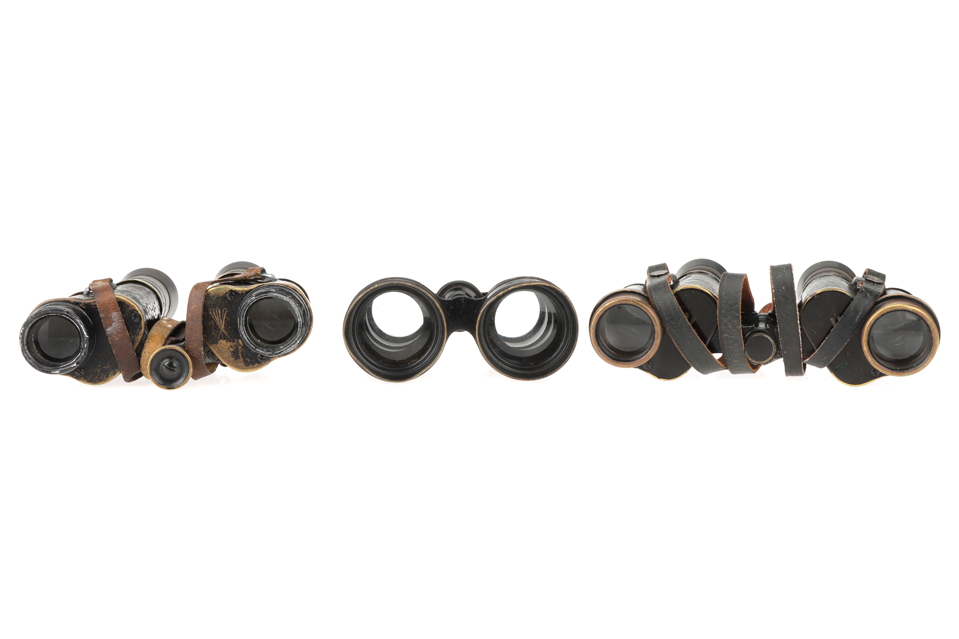 Lot 24 - A Collection of Six French Field Glasses
