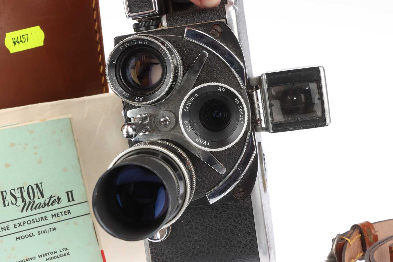 Lot 797 - A Good Paillard Bolex H16 Reflex Cine Camera