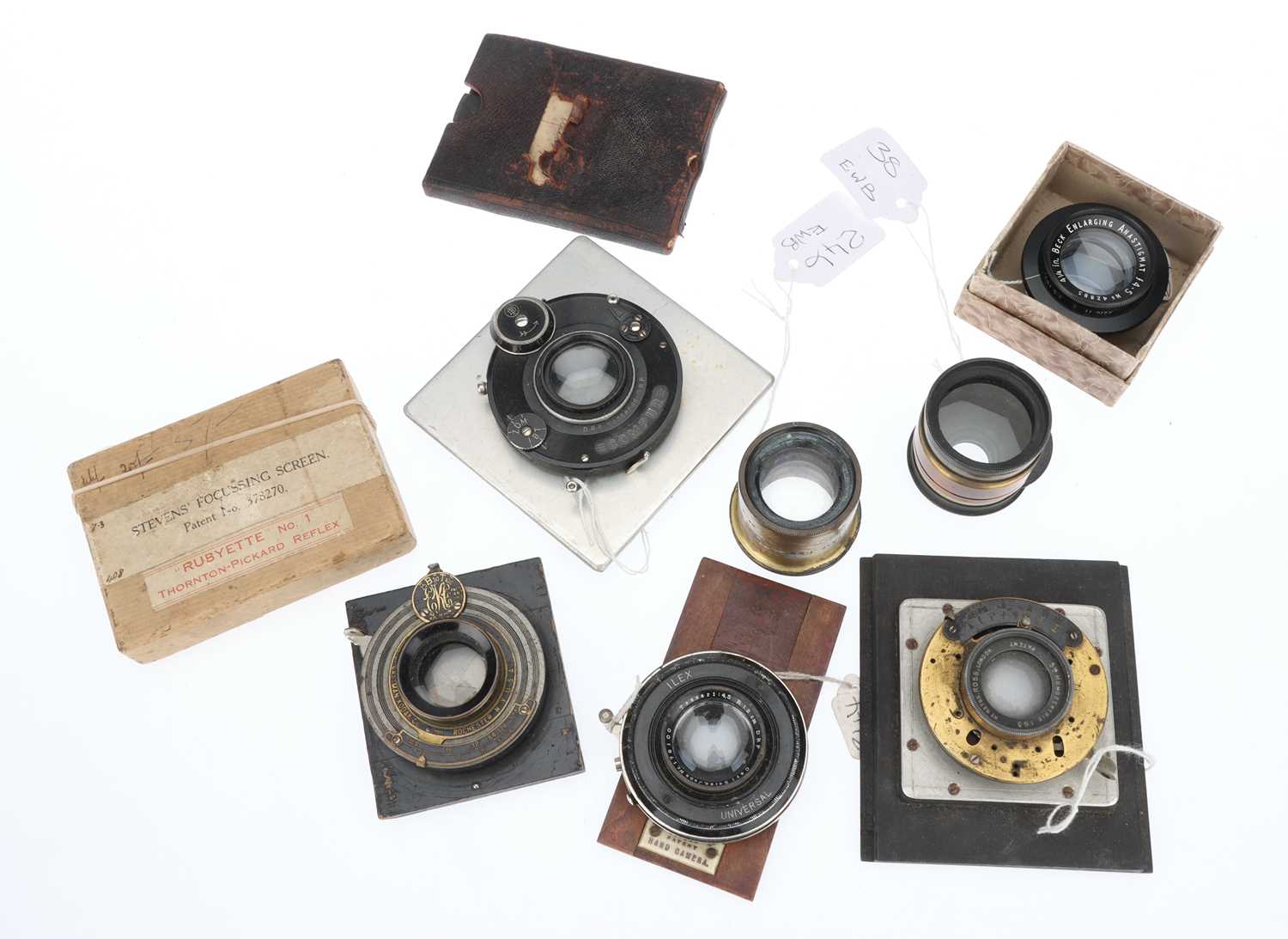 Lot 614 - A Selection of Large Format Lenses,