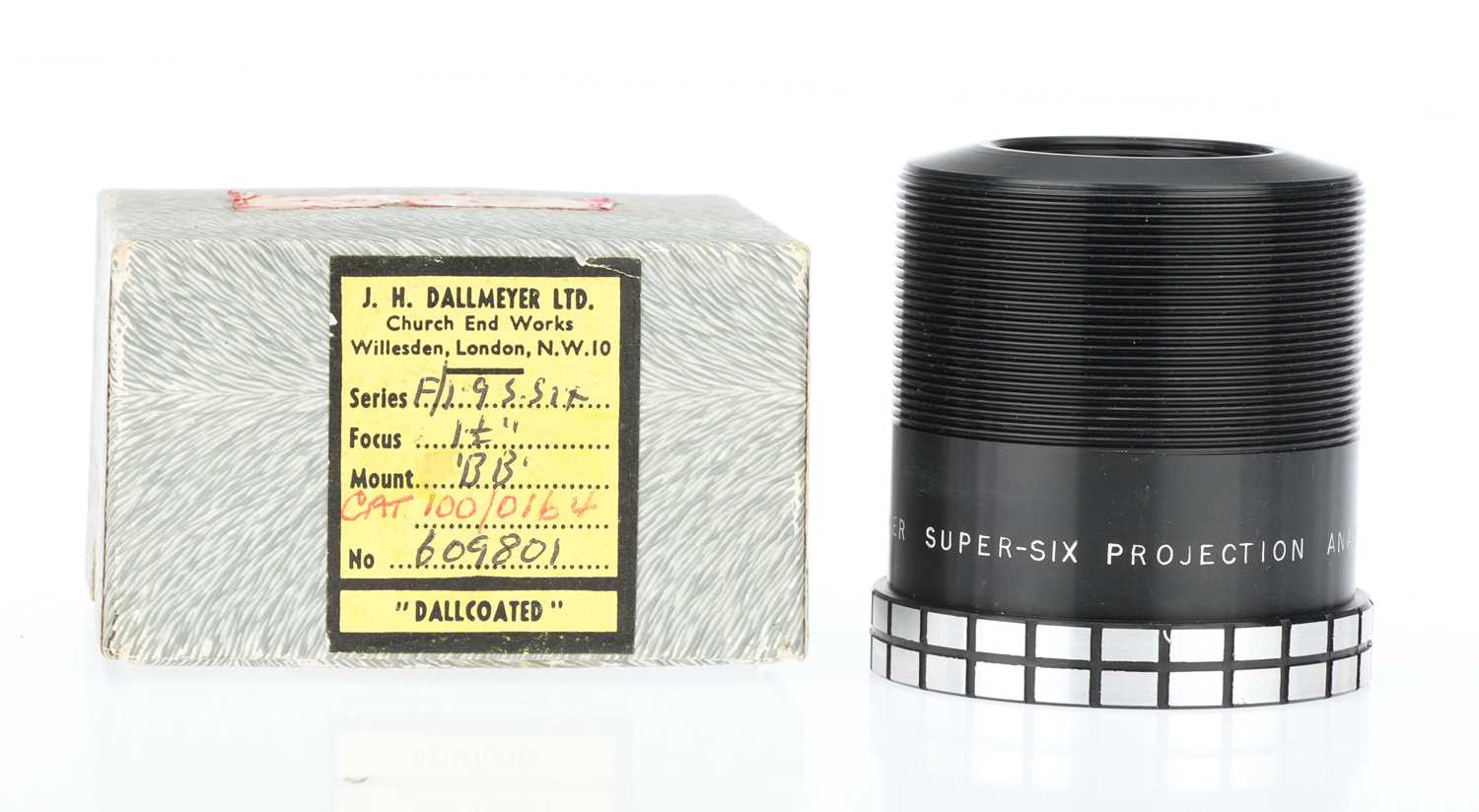 Lot 598 - A Dallmeyer Super Six f/1.9 1½" Projection