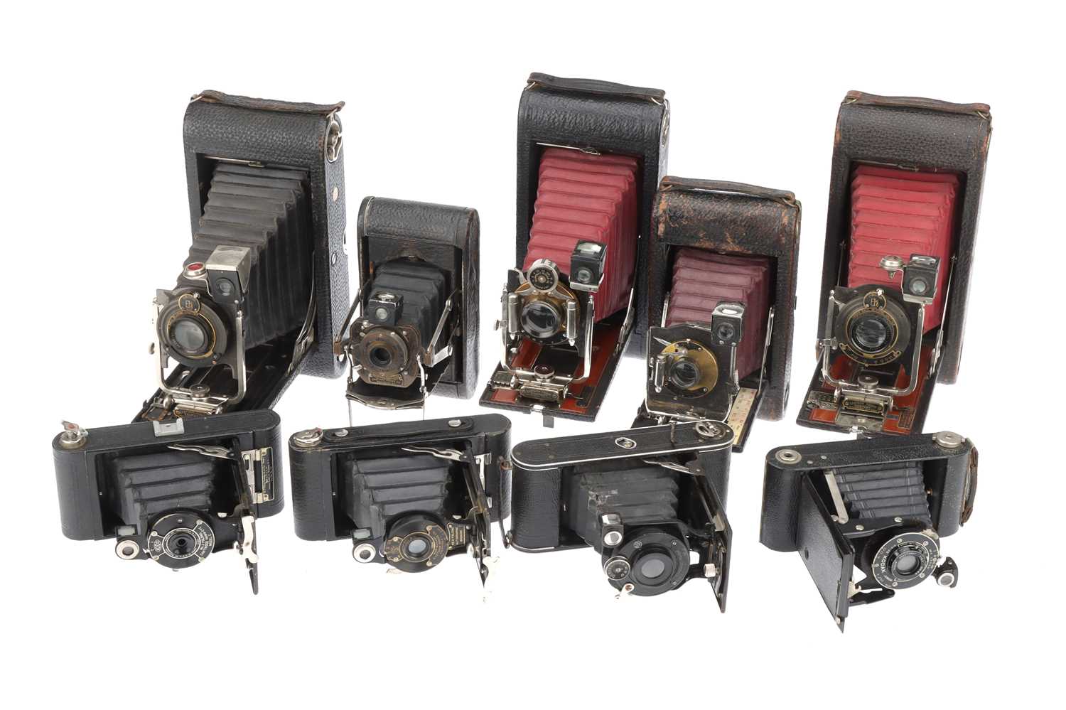 Lot 571 - A Good Selection of Folding Cameras,