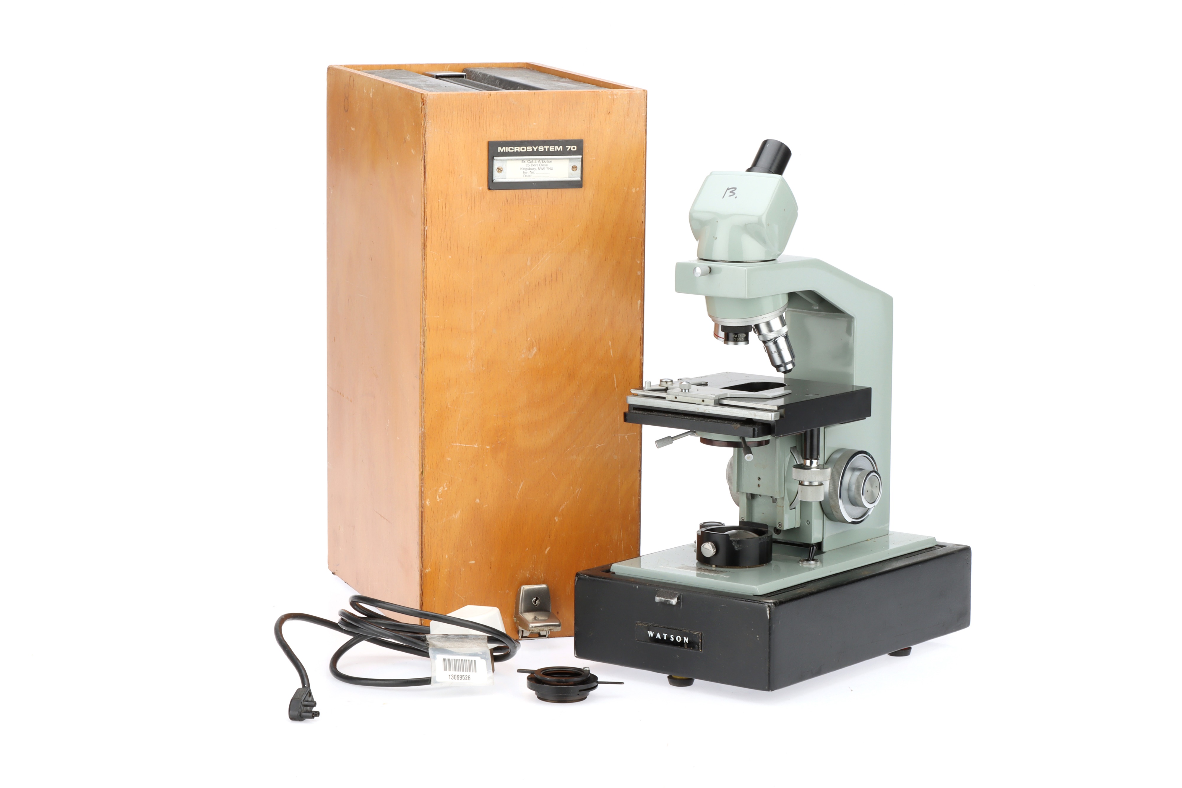 Lot 47 - A Watson Microsystems 70 Microscope,
