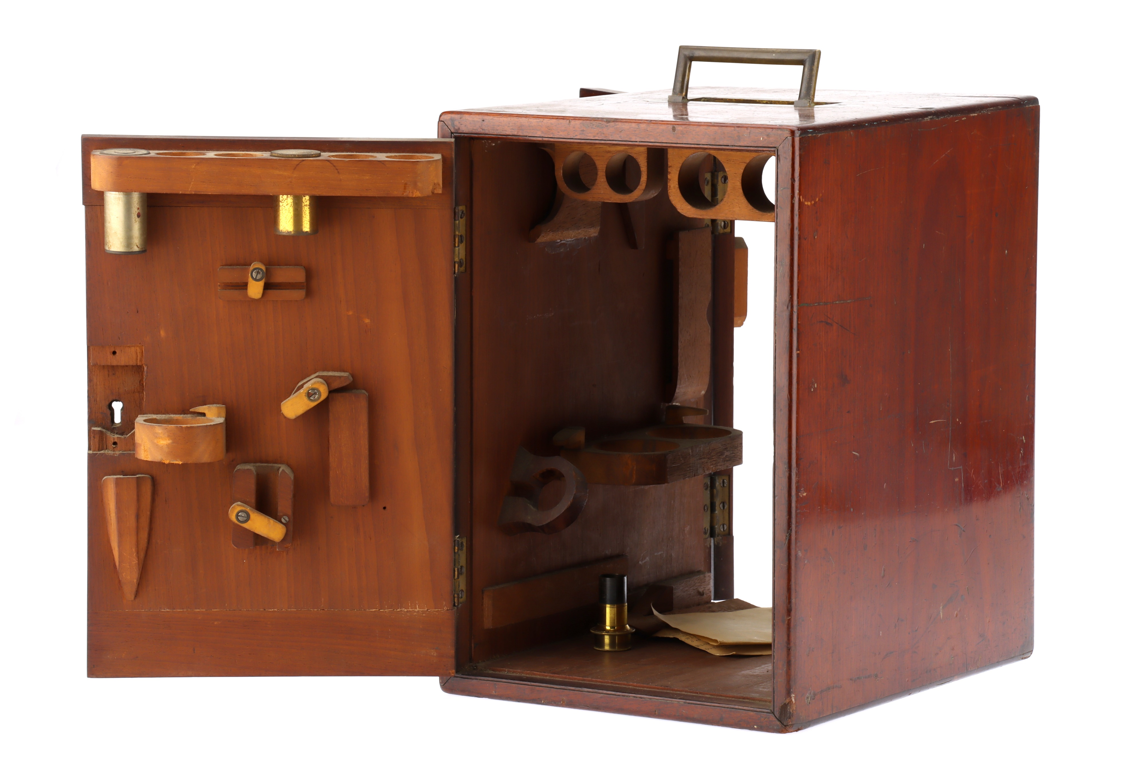 Lot 233 - A Ross No.1 Monocular Compound Brass