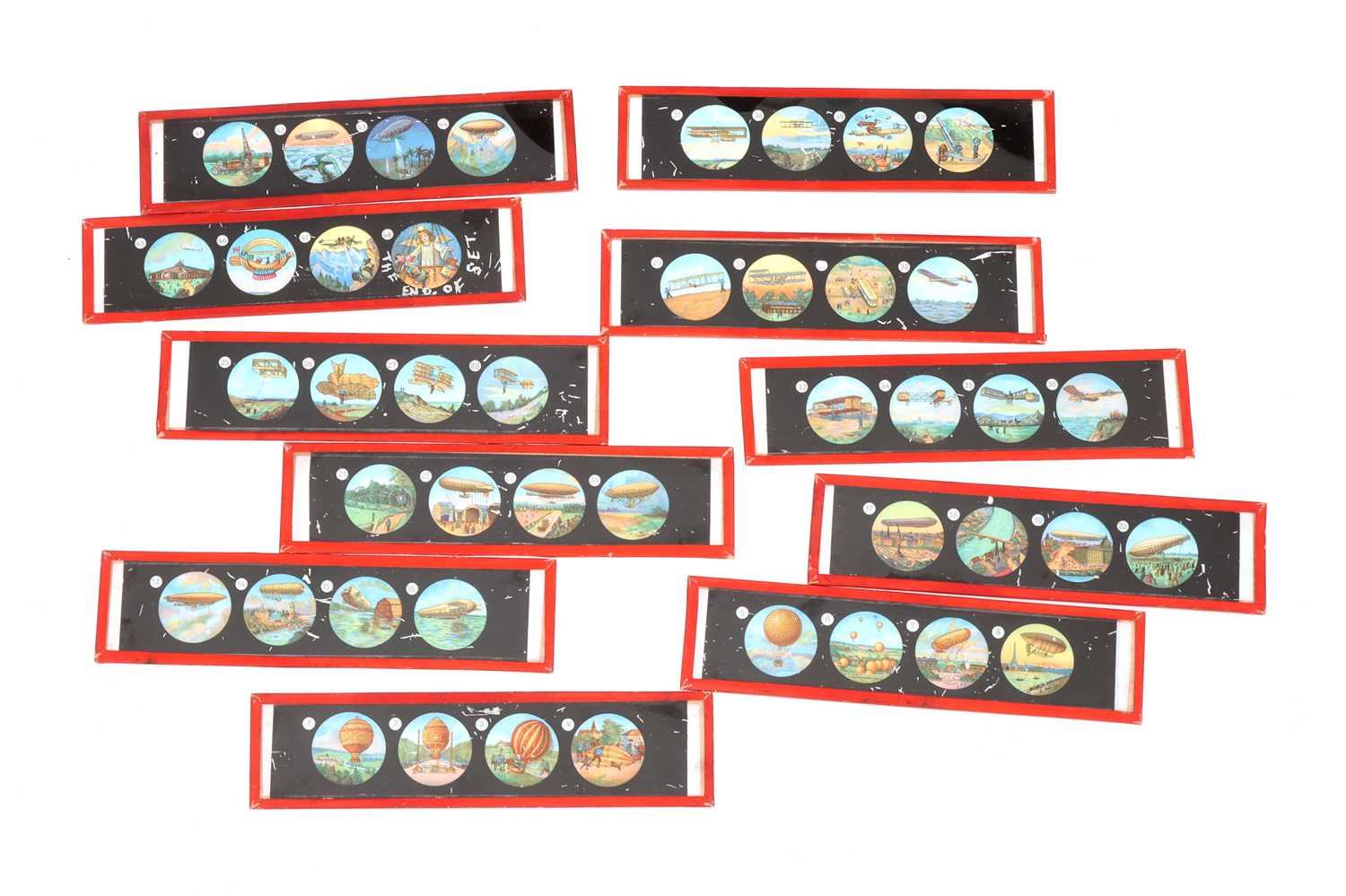 Lot 81 - An English Tinplate Magic Lantern & Aviation