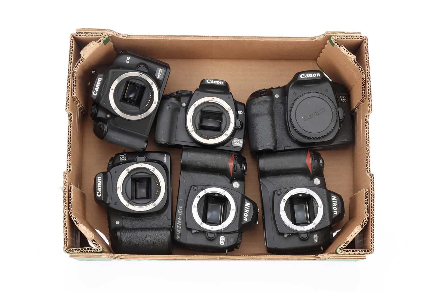 Lot 493 - Six Digital SLR Cameras,