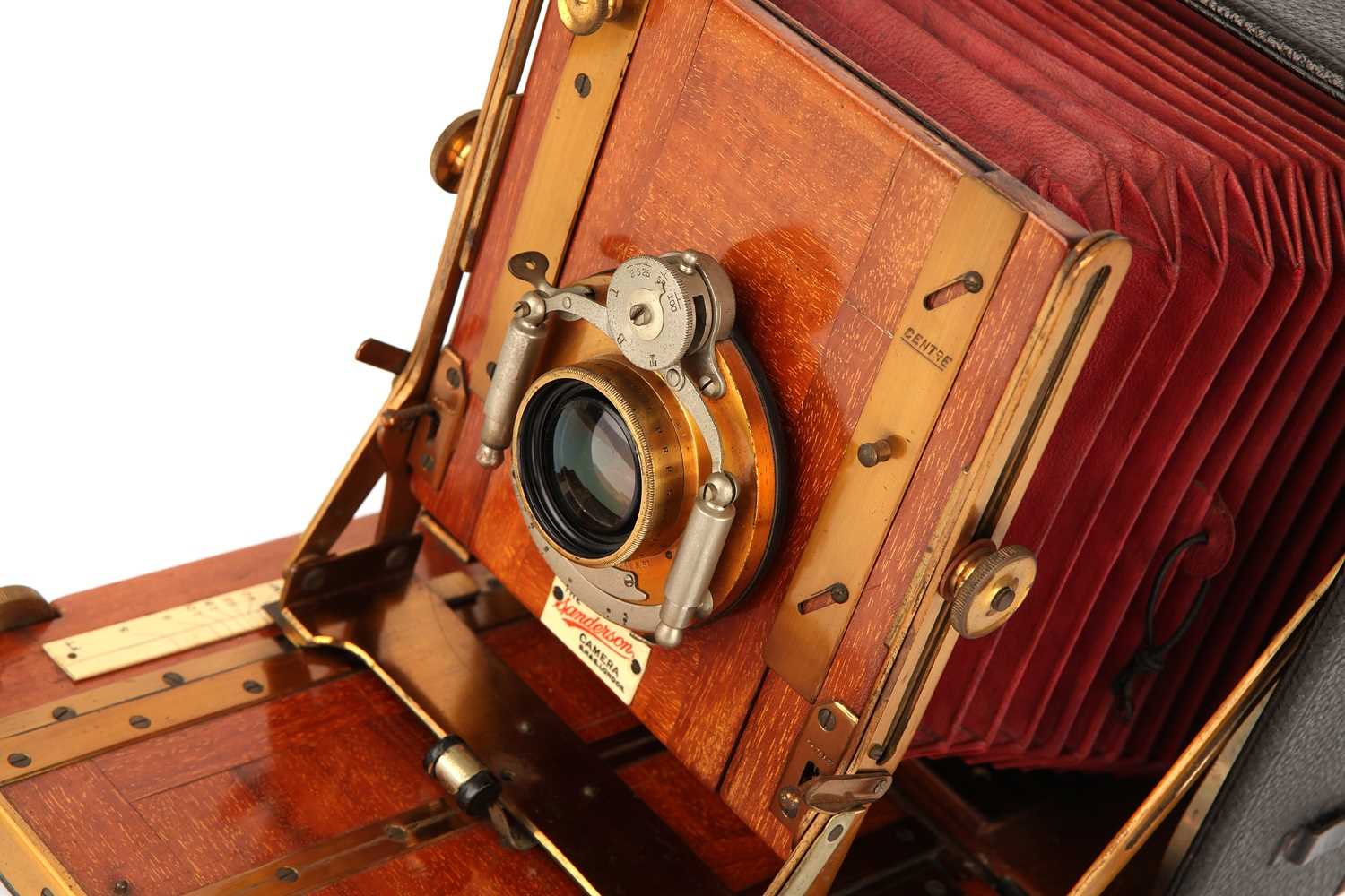 Lot 1244 - A Sanderson Regular Half Plate Hand & Stand