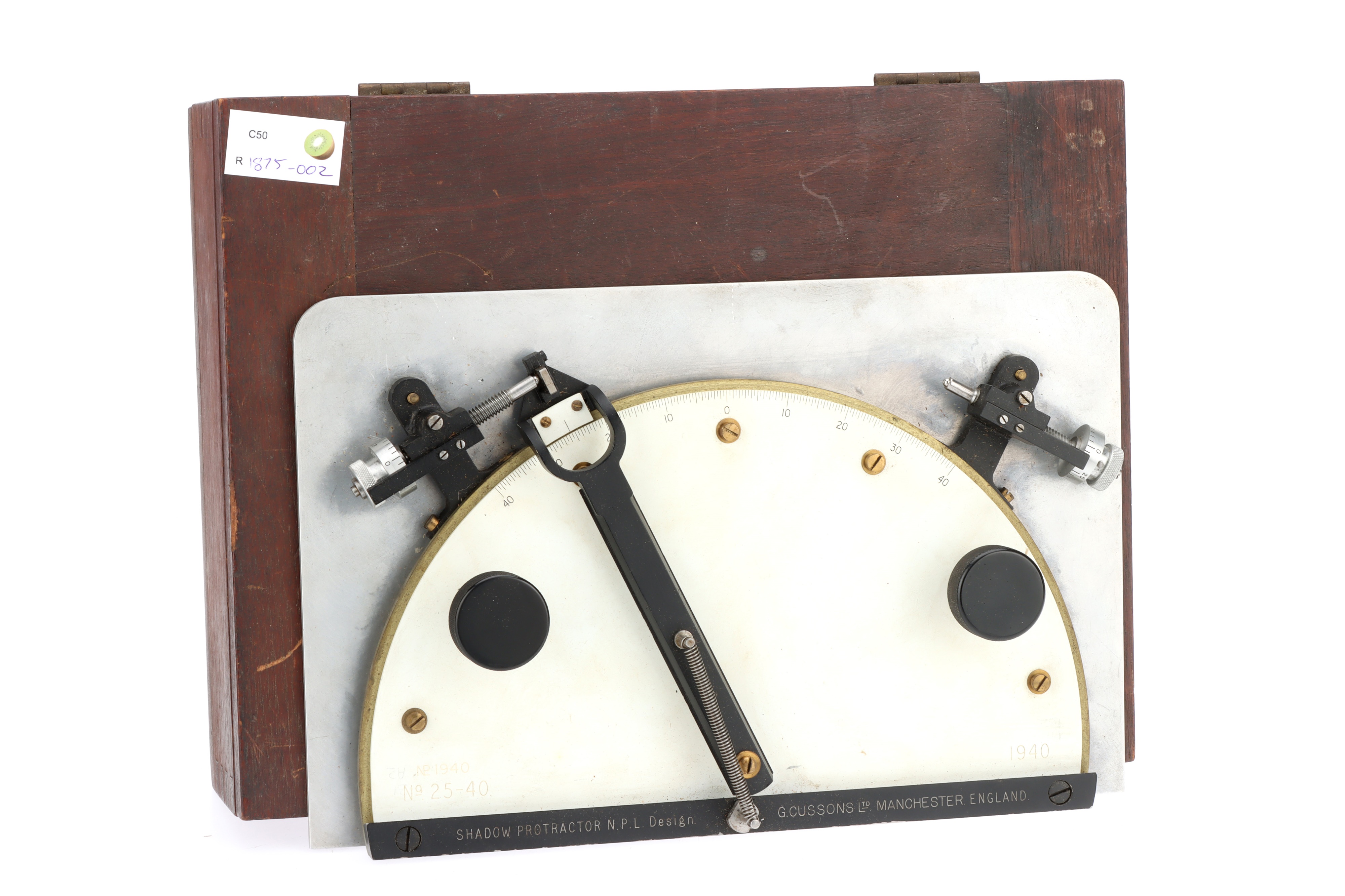 Lot 35 - A Shadow Protractor,
