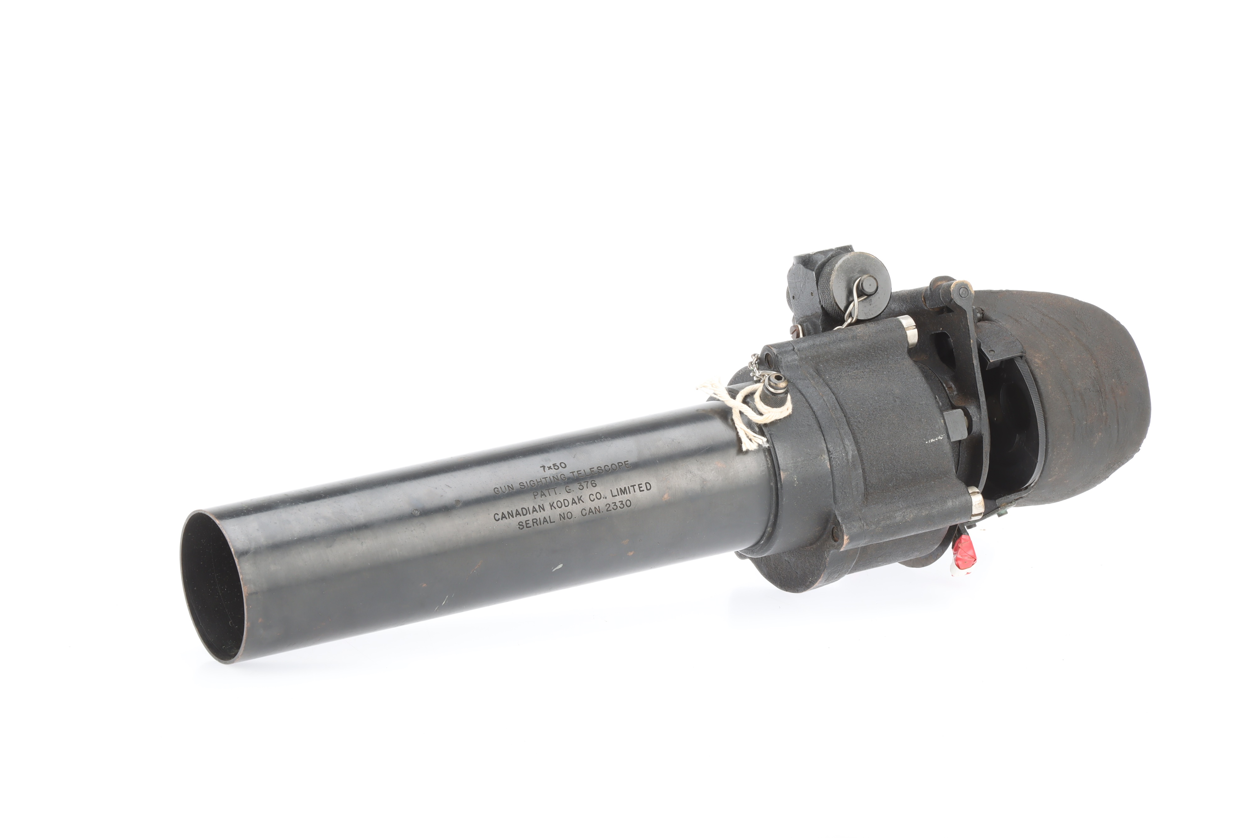 Lot 65 - A Canadian Kodak 7x50 Gun Sighting Telescope,