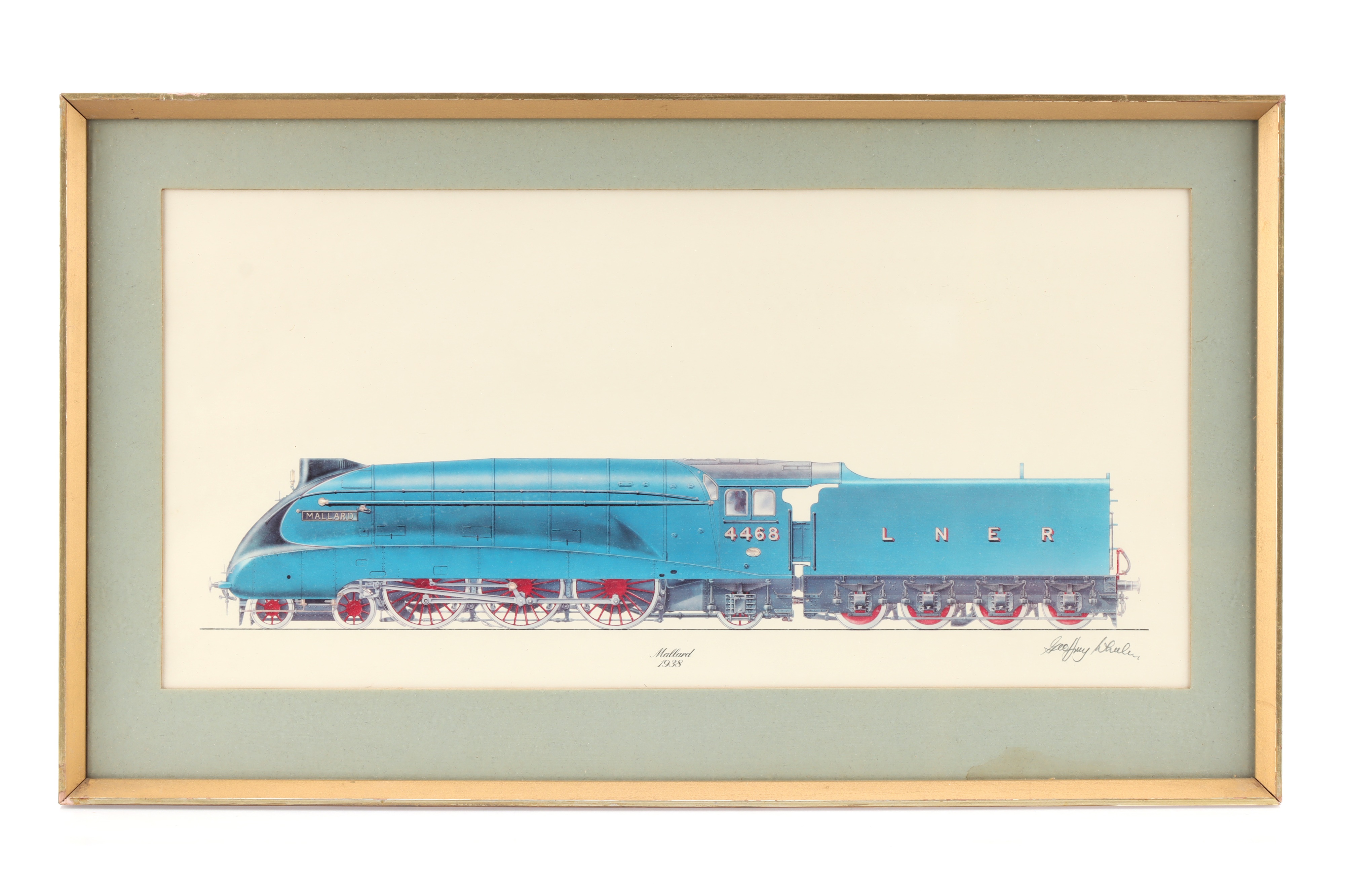 Lot 142 - Four Signed Geoffrey Wheeler Locomotive