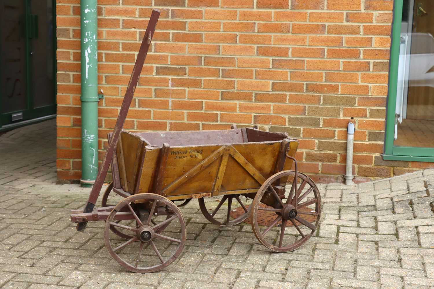 Lot 898 - A 19th Century Wooden Hand-Cart,