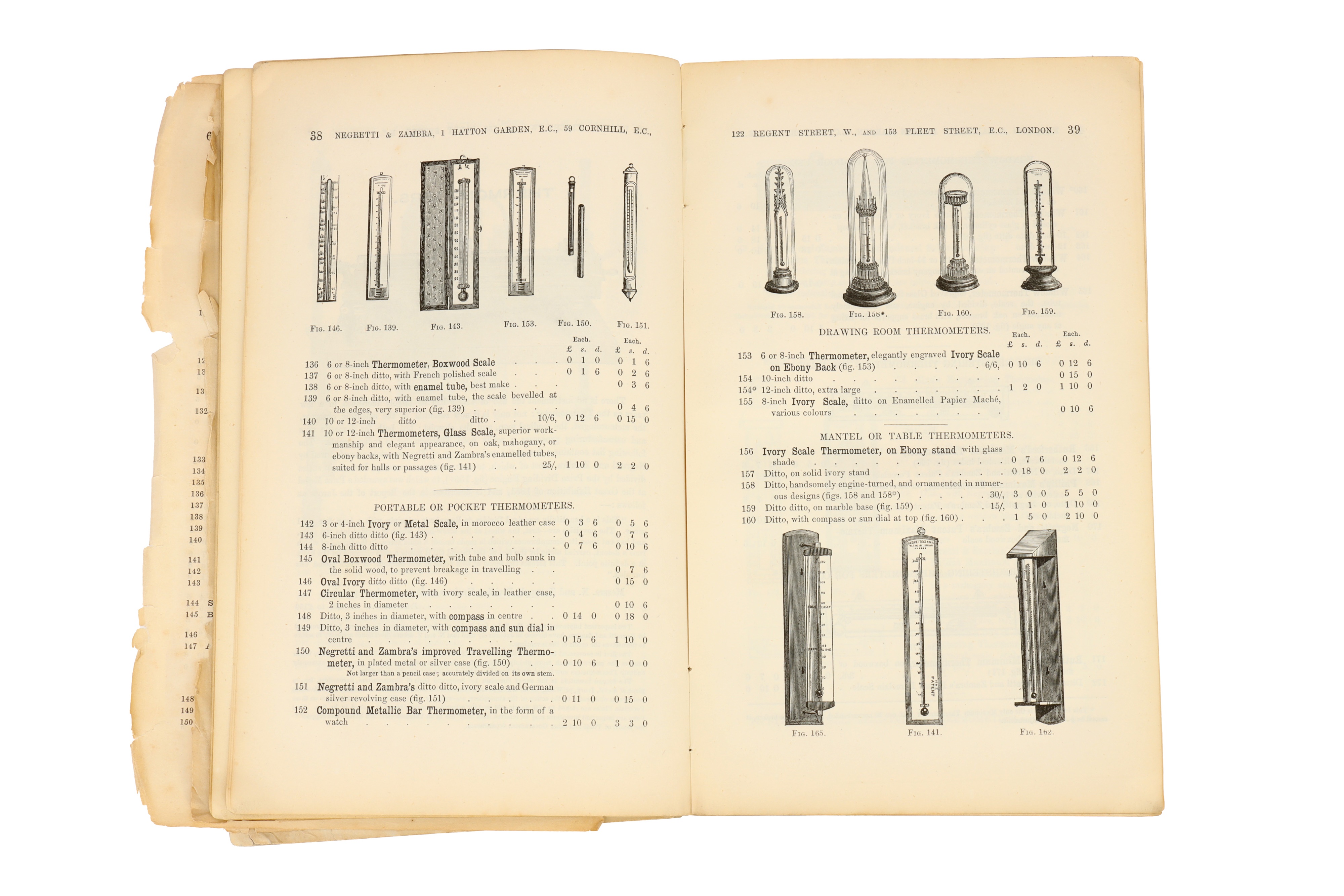 Lot 356 - Early Catalogue for Negretti & Zambra, 1864