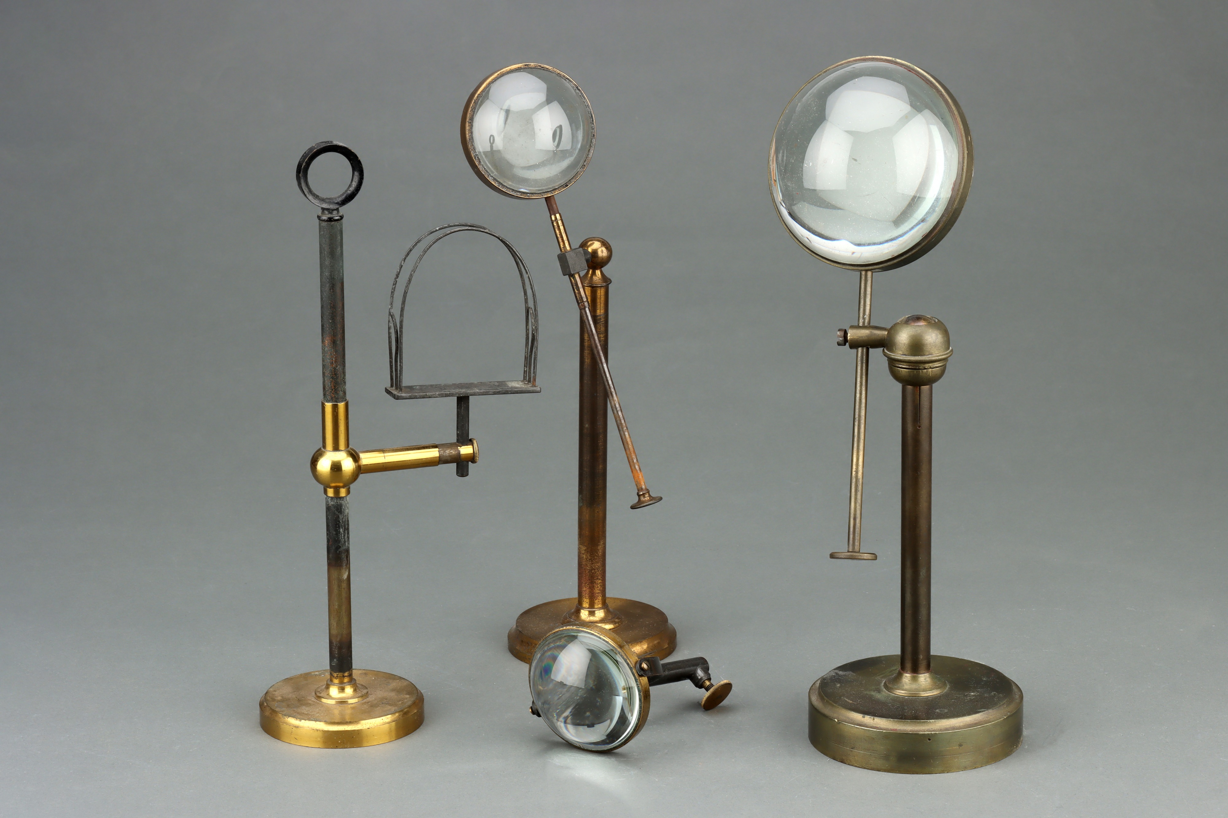 Lot 715 - Two large Microscope Table Bullseye