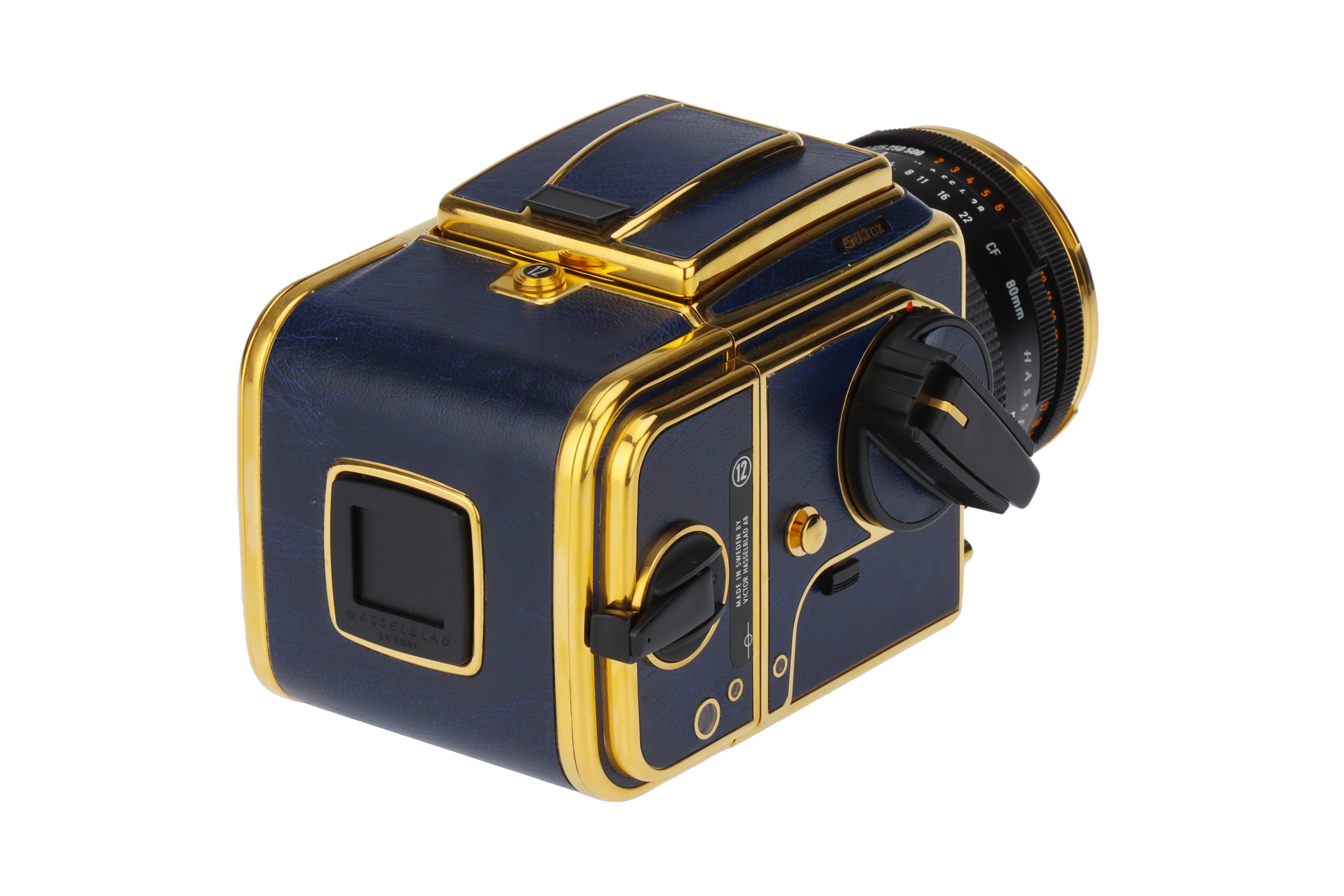 Lot 196 - A Hasselblad 503CX Golden Blue 50th