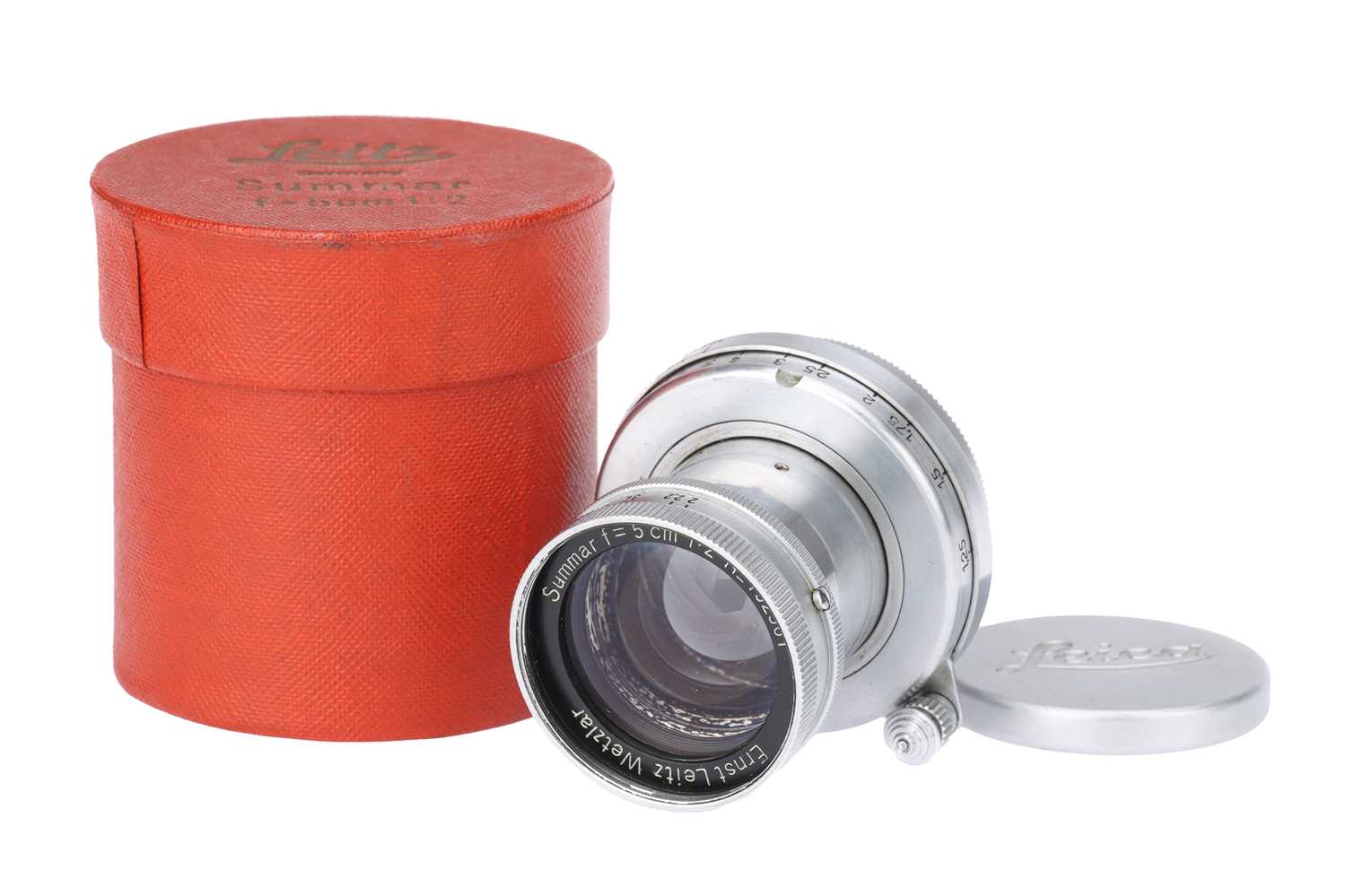 Lot 18 - A Leitz Summar f/2 50mm Lens,
