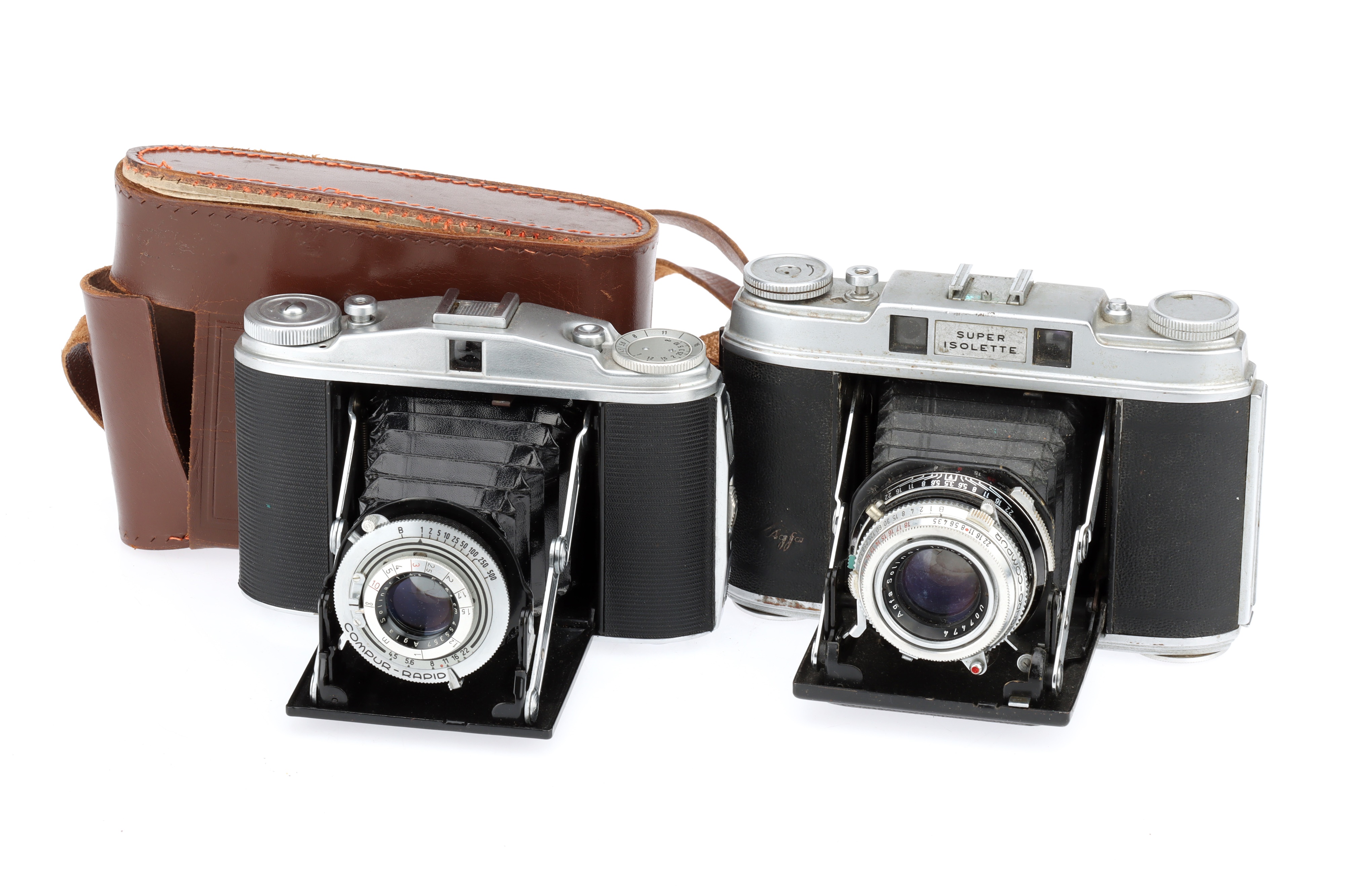 Lot 338 - An Agfa Super Isolette Folding Rangefinder