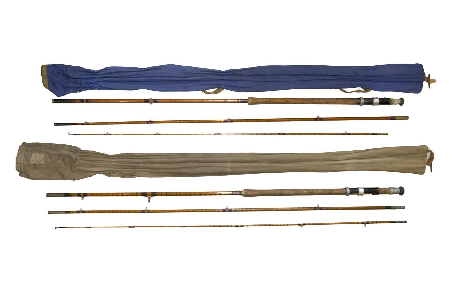 Lot 885 - Two Hexagonal Fly Rods,