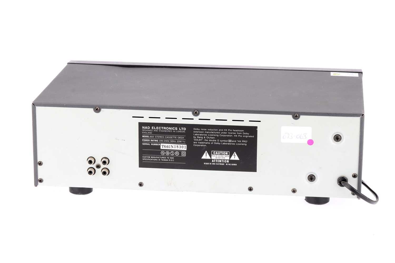 Lot 947 - A NAD 602 Stereo Cassette Tape Deck,