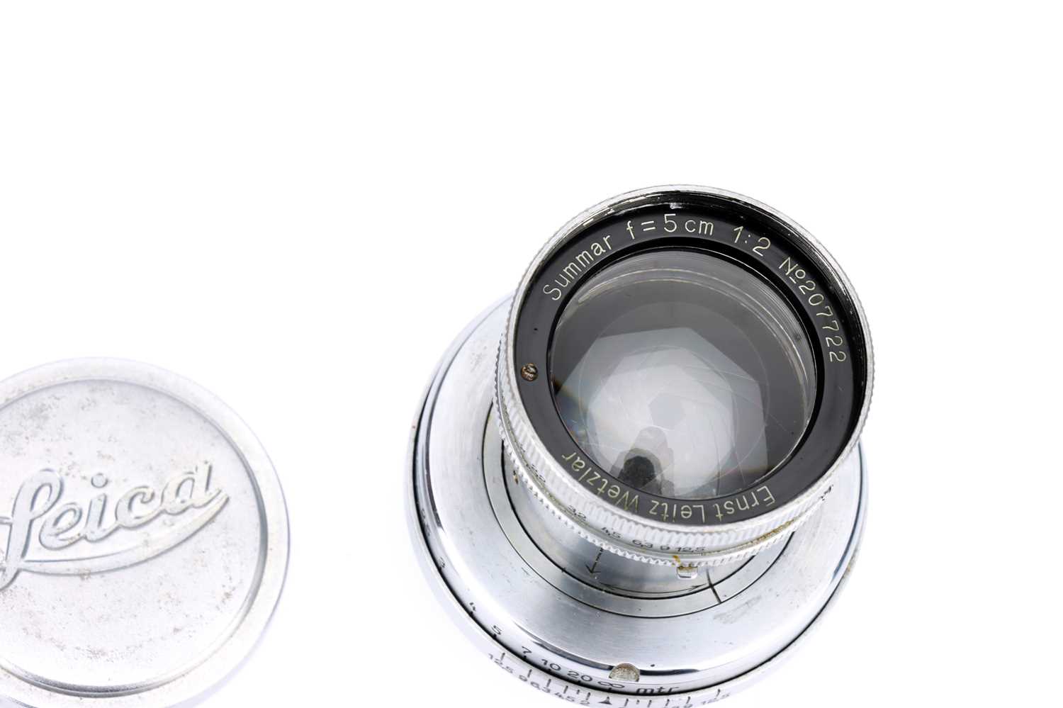 Lot 69 - A Leitz Summar f/2 50mm Lens,