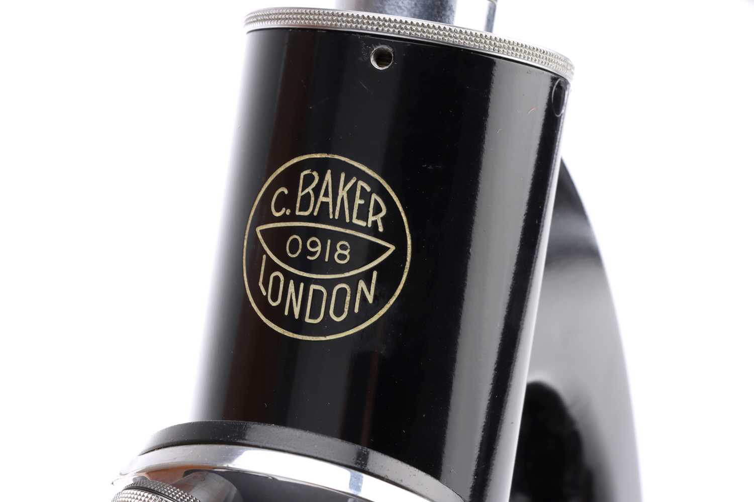 Lot 702 - Classic Vintage Baker Microscope,