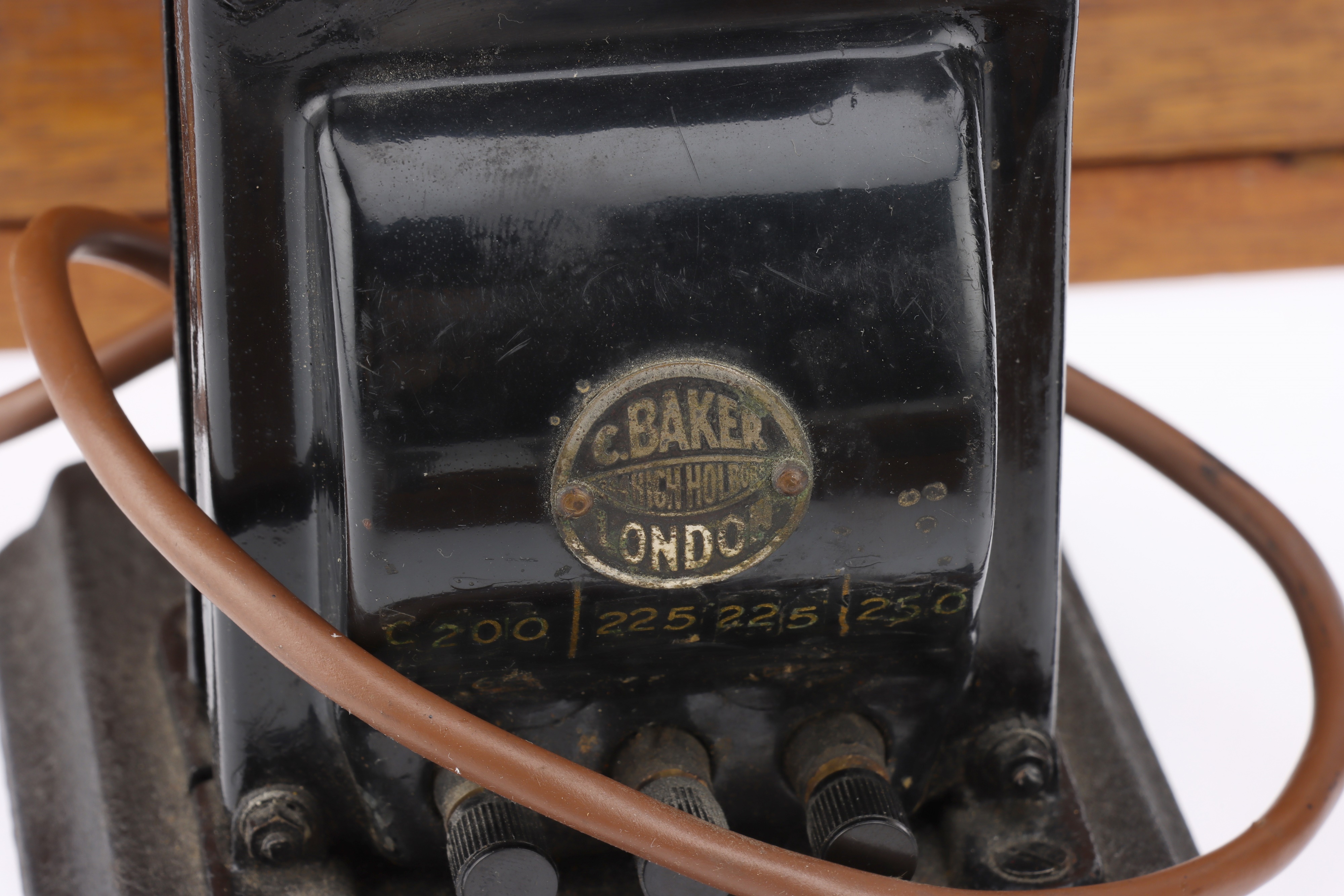 Lot 702 - Classic Vintage Baker Microscope,