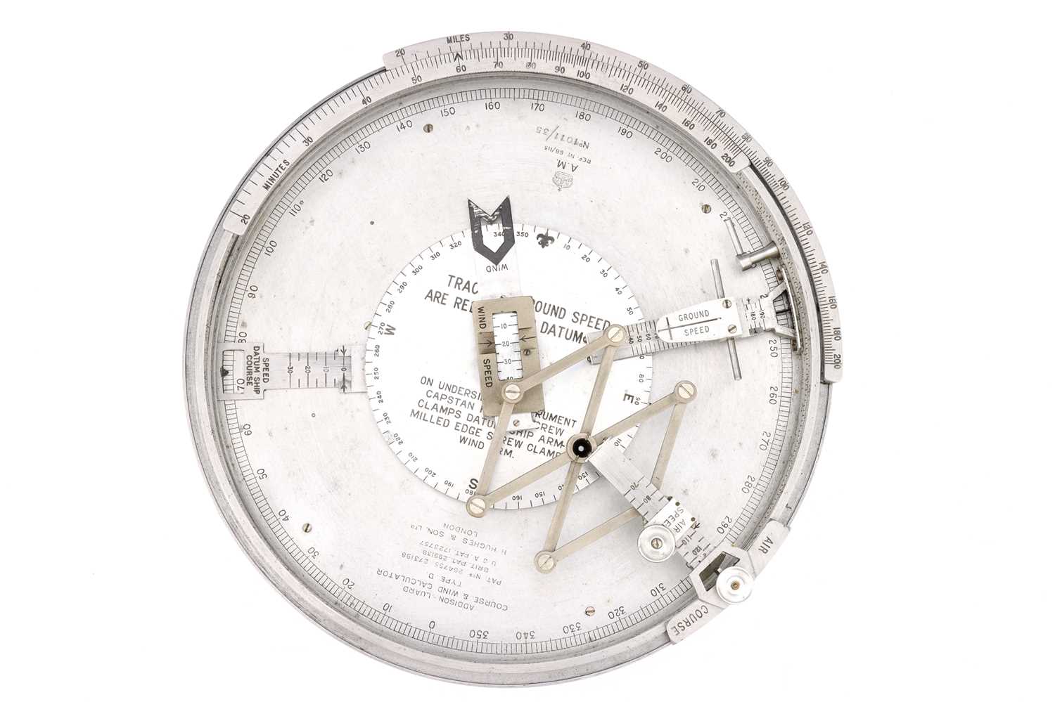 Lot 230 - An Addison - Luard Course & Wind Calculator,