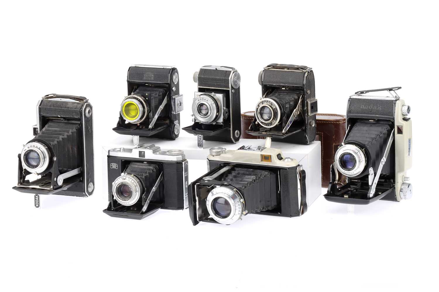 Lot 410 - A Mixed Selection of Folding Cameras,