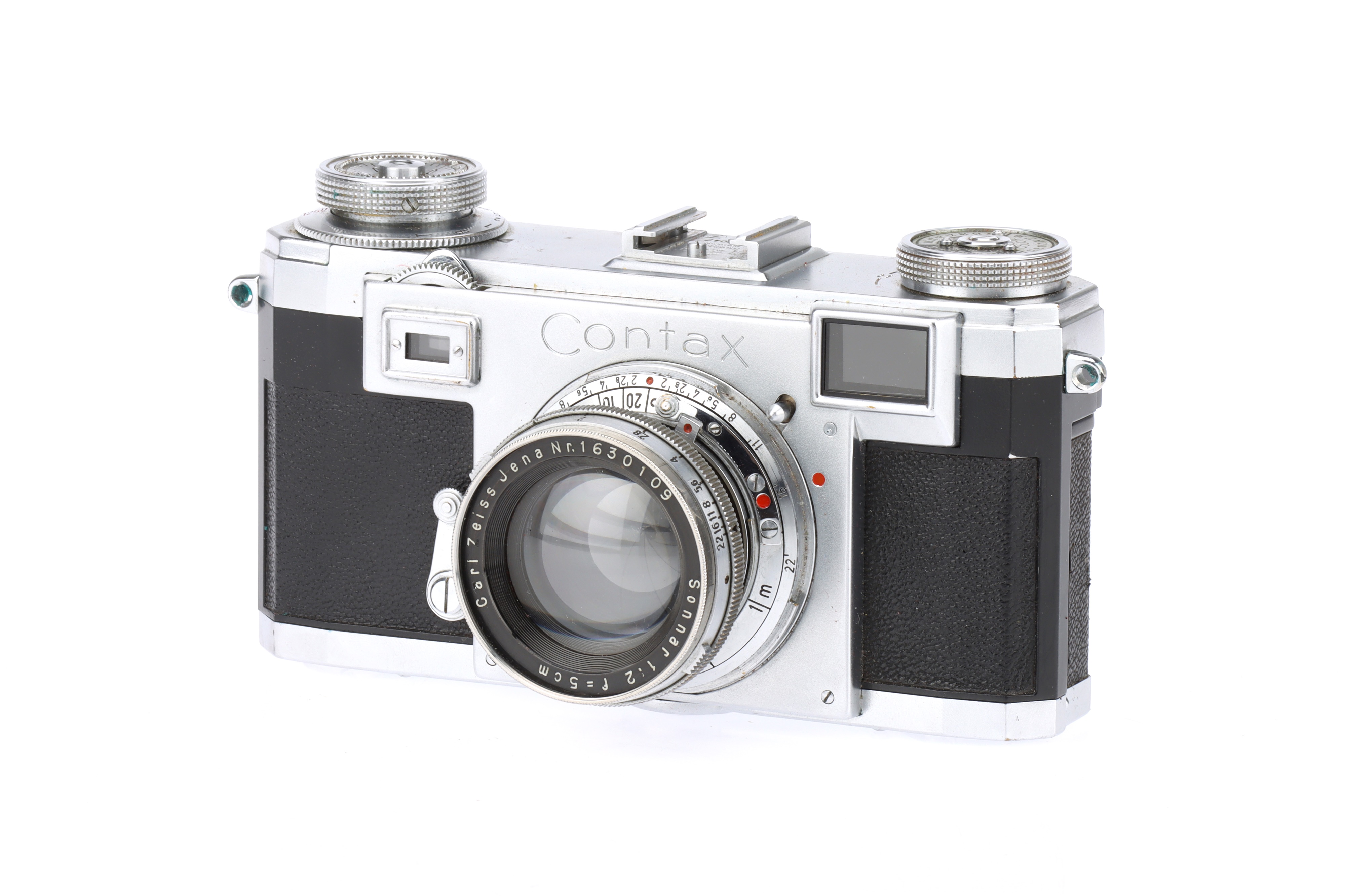 Lot 131 - A Zeiss Ikon Contax IIa 35mm Rangefinder
