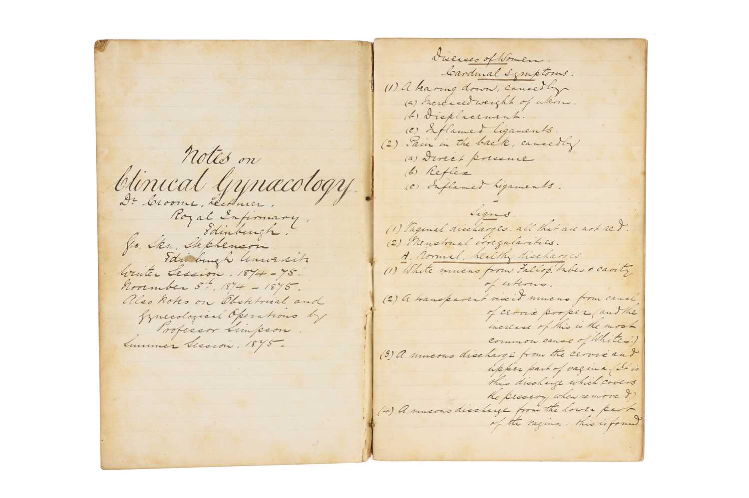 Lot 412 - Collection of Handwritten Victorian Doctors