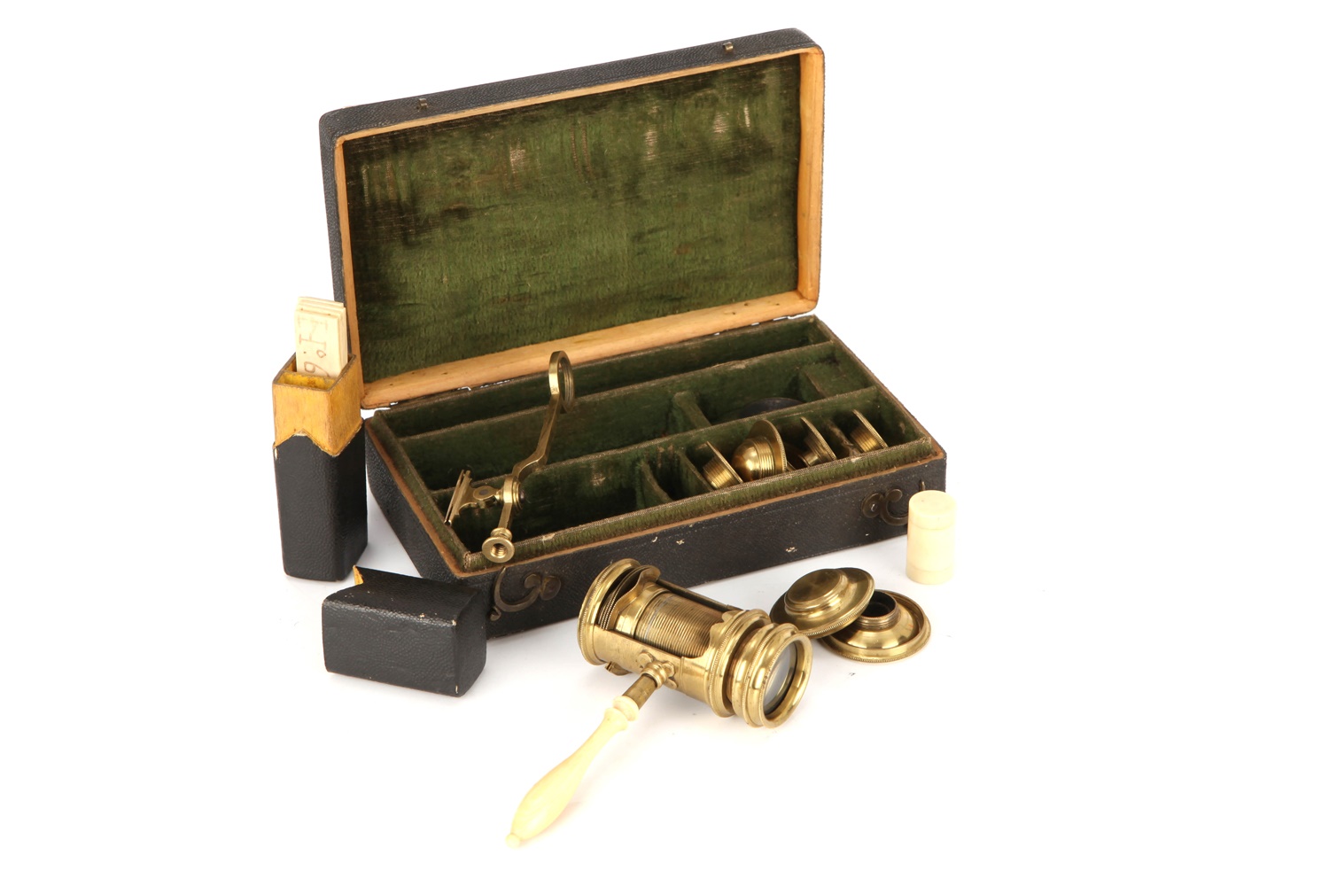 Lot 8 - A Screw-Barrel & Compass Microscope Compendium,
