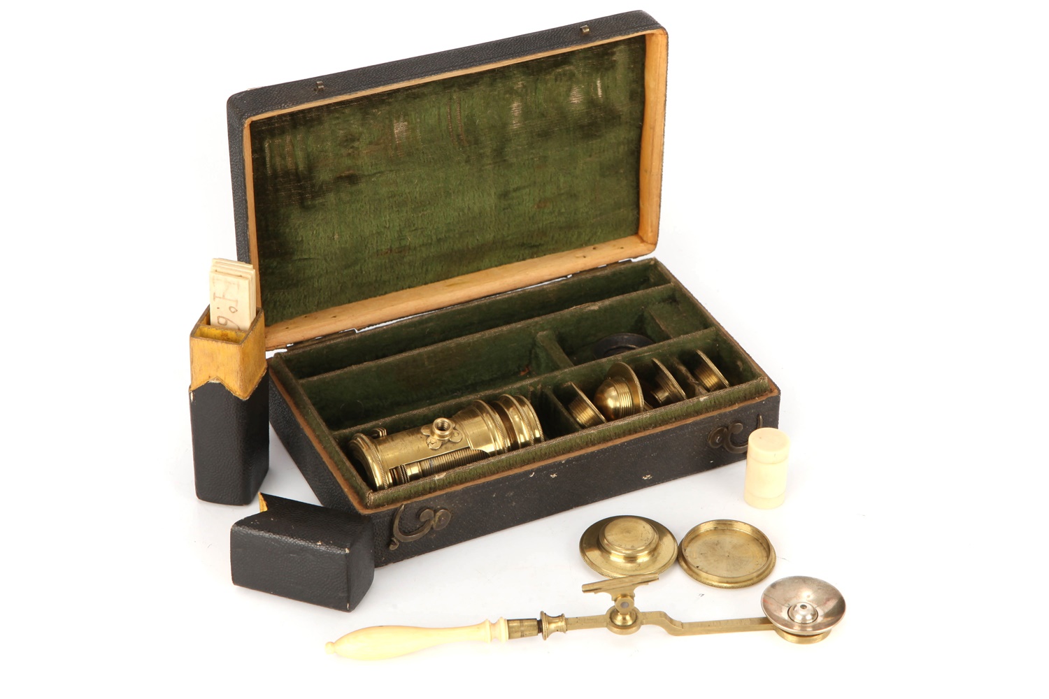 Lot 8 - A Screw-Barrel & Compass Microscope Compendium,