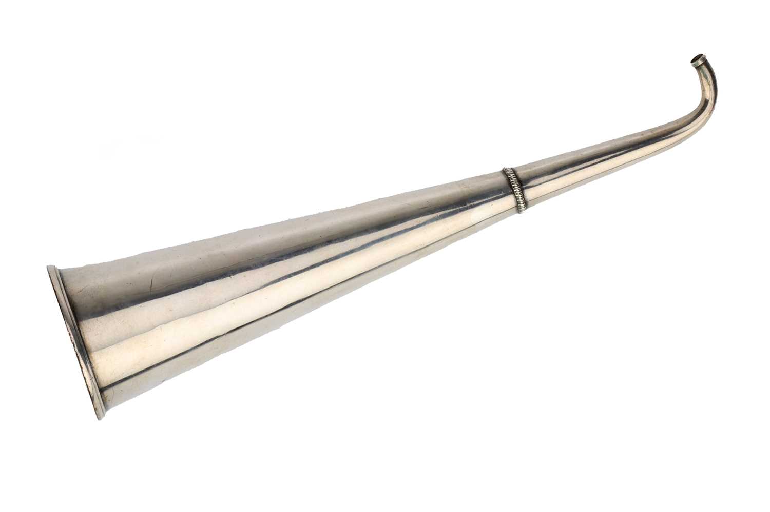 Lot 117 - A Silver Ear Trumpet and an Old Sheffield