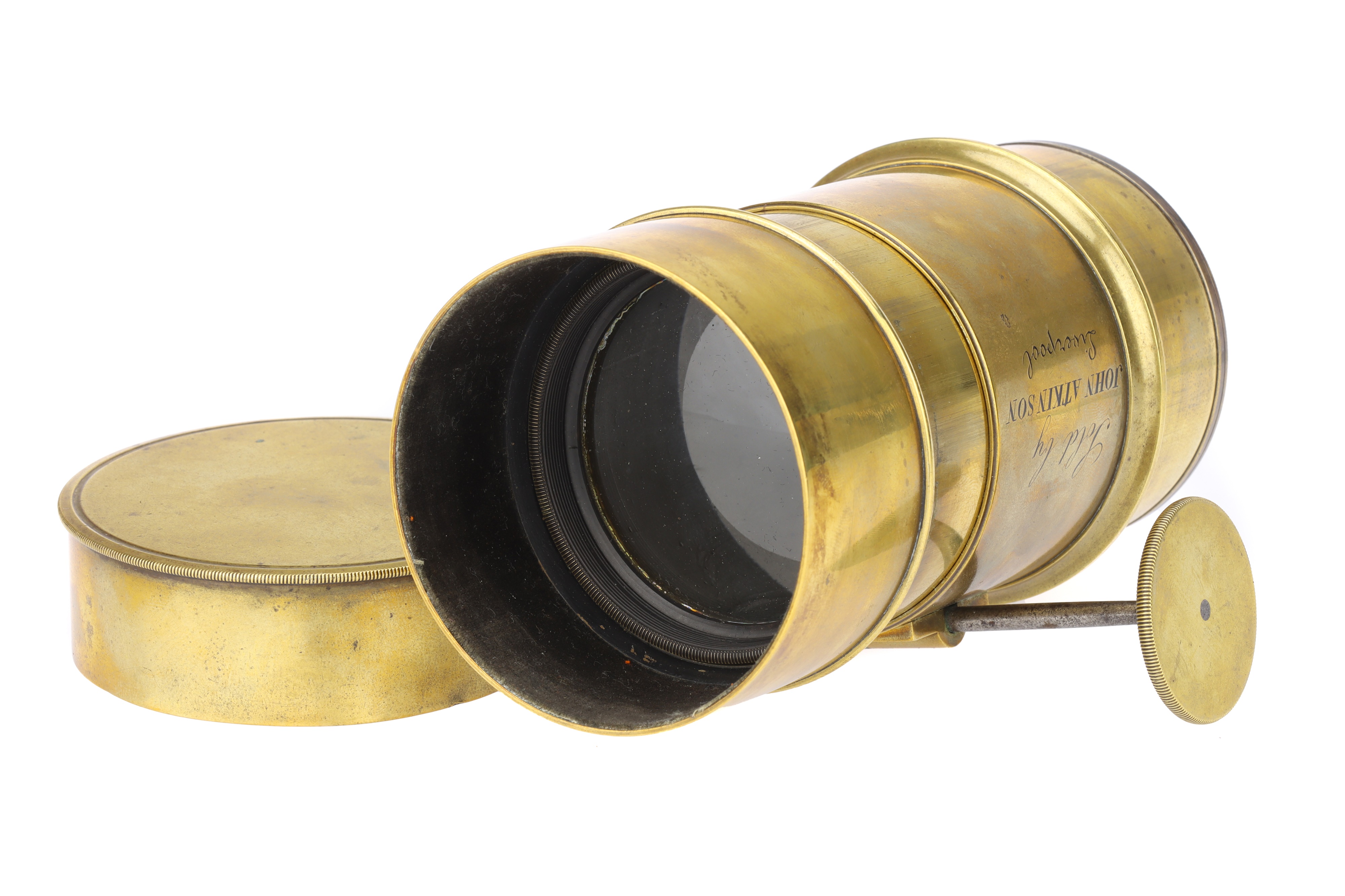 Lot 281 - A Lerebours et Secretan Petzval Lens,