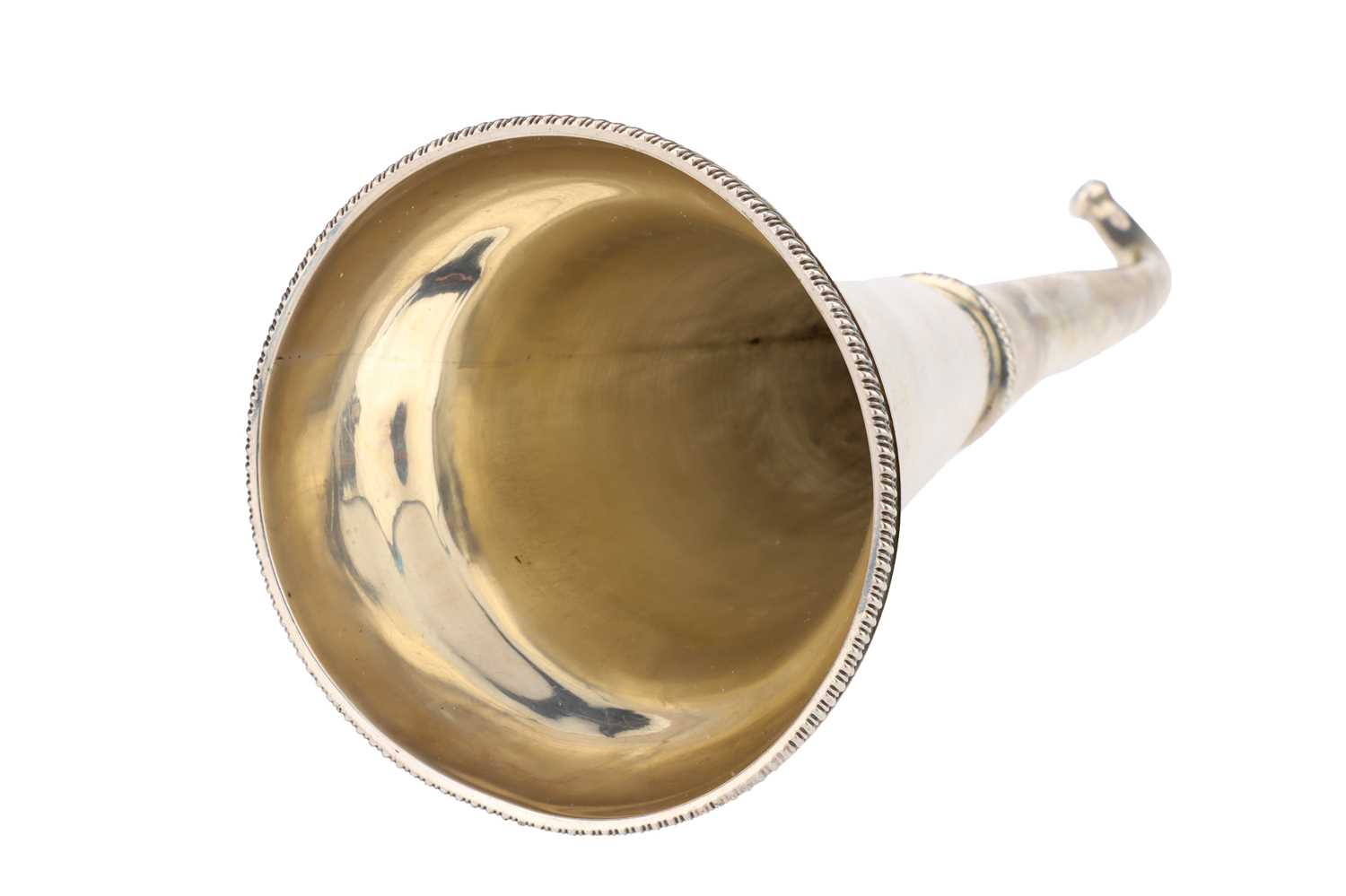 Lot 150 - A Fine Georgian Silver Ear Trumpet,