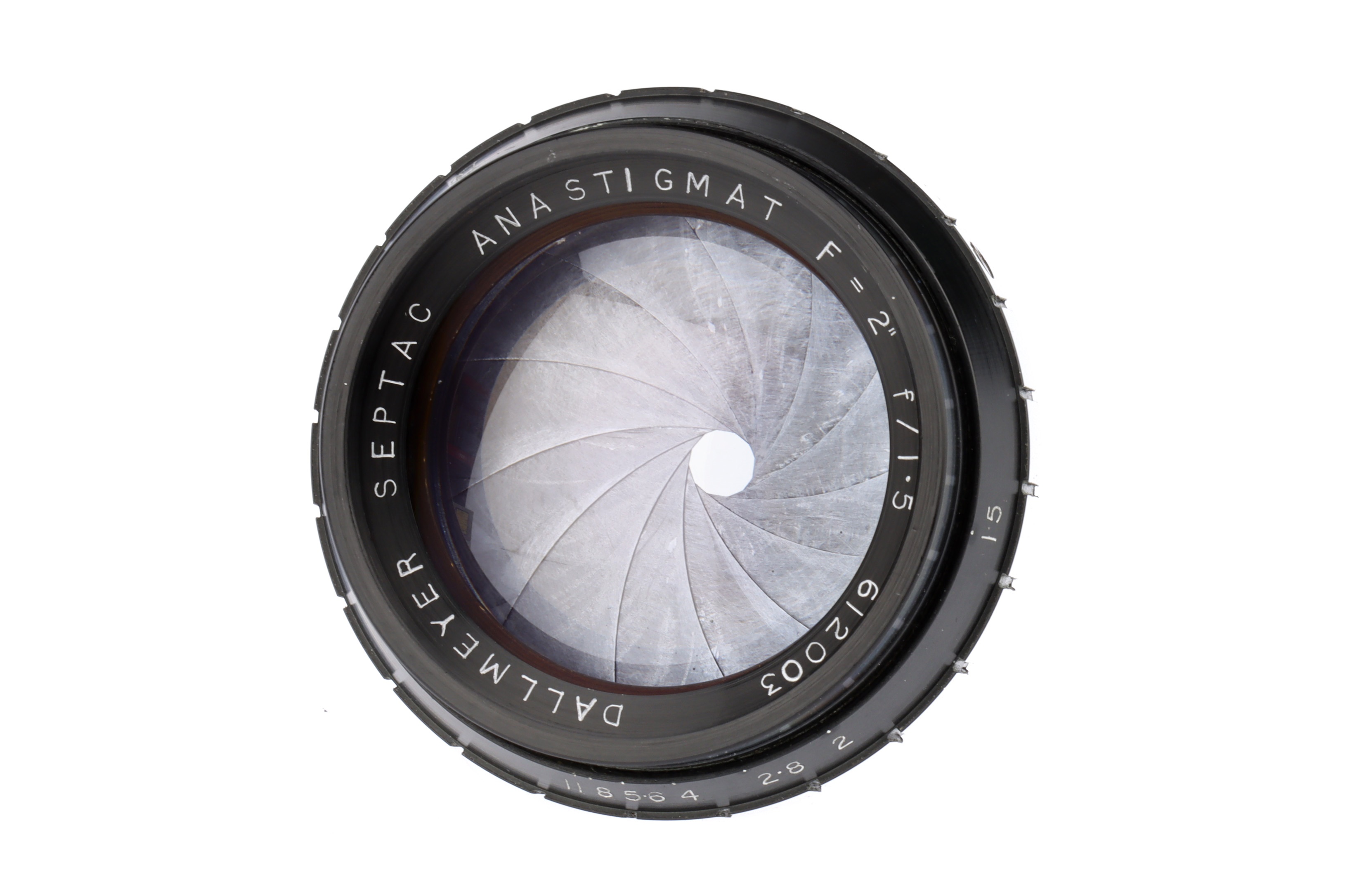 Lot 262 - A Dallmeyer Septac f/1.5 2" Lens,