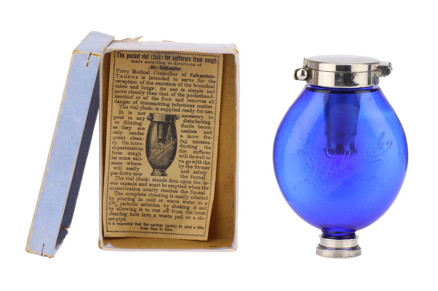 Lot 54 - A Collection of Pocket Spitting Flasks and