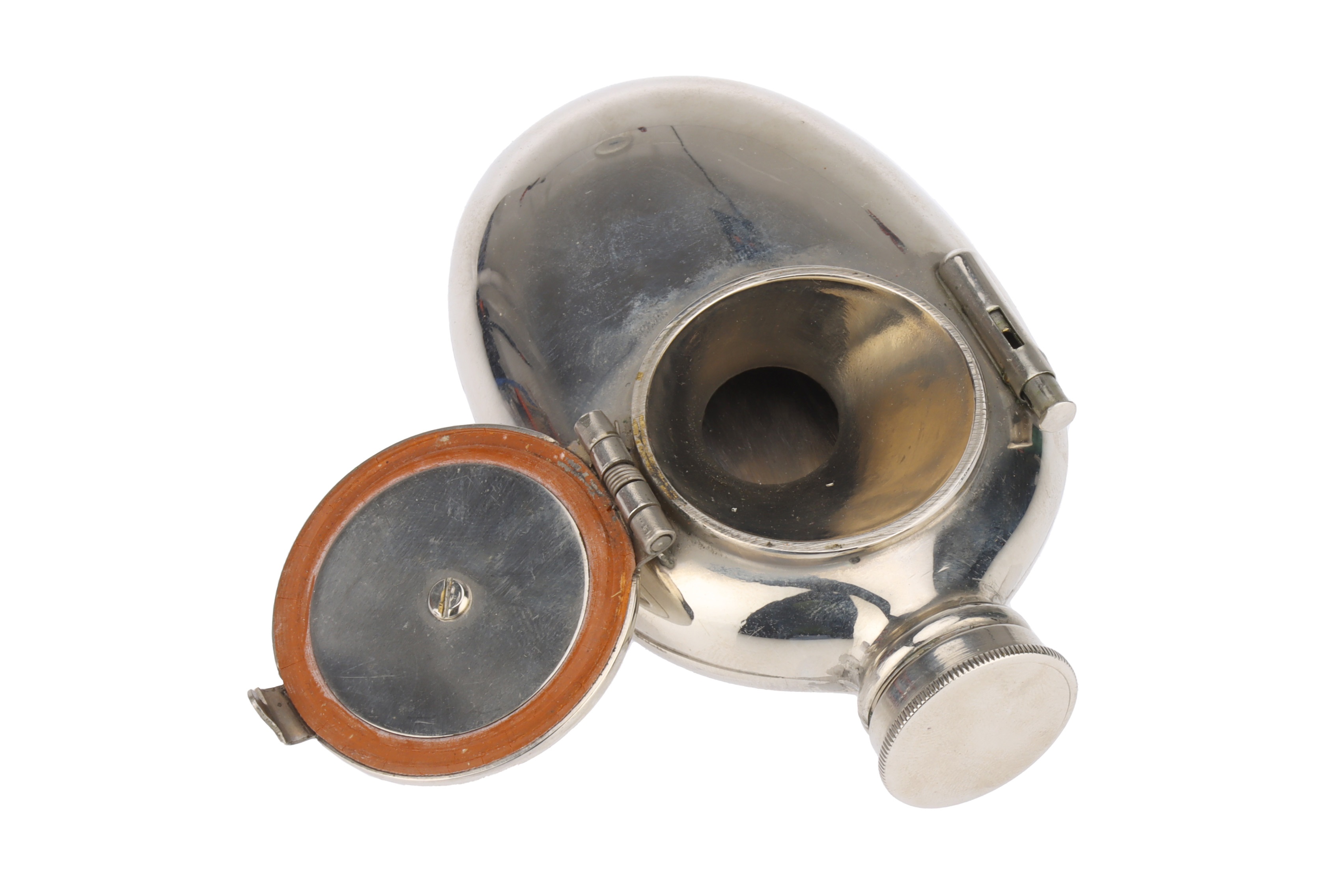 Lot 54 - A Collection of Pocket Spitting Flasks and