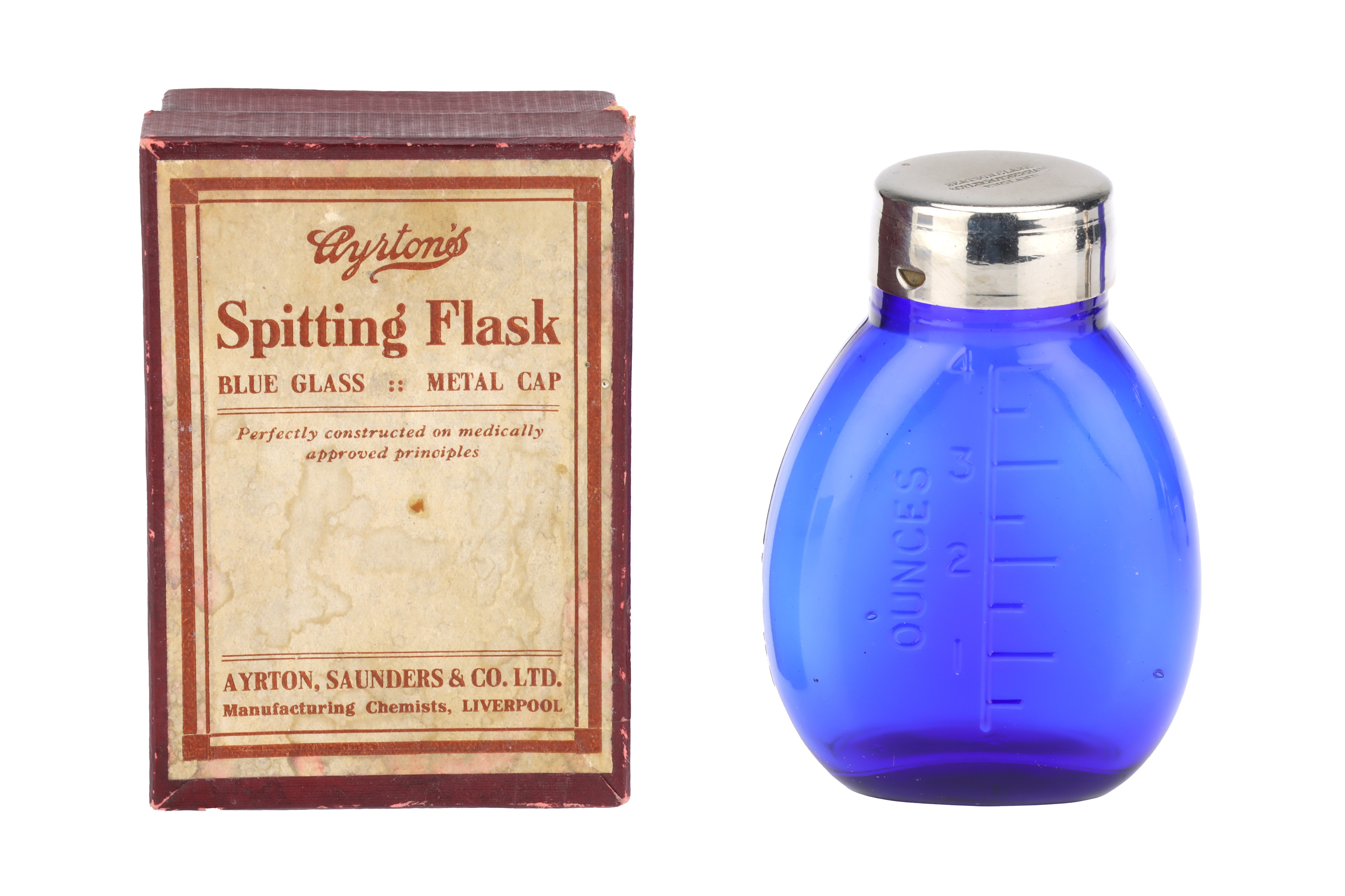 Lot 54 - A Collection of Pocket Spitting Flasks and