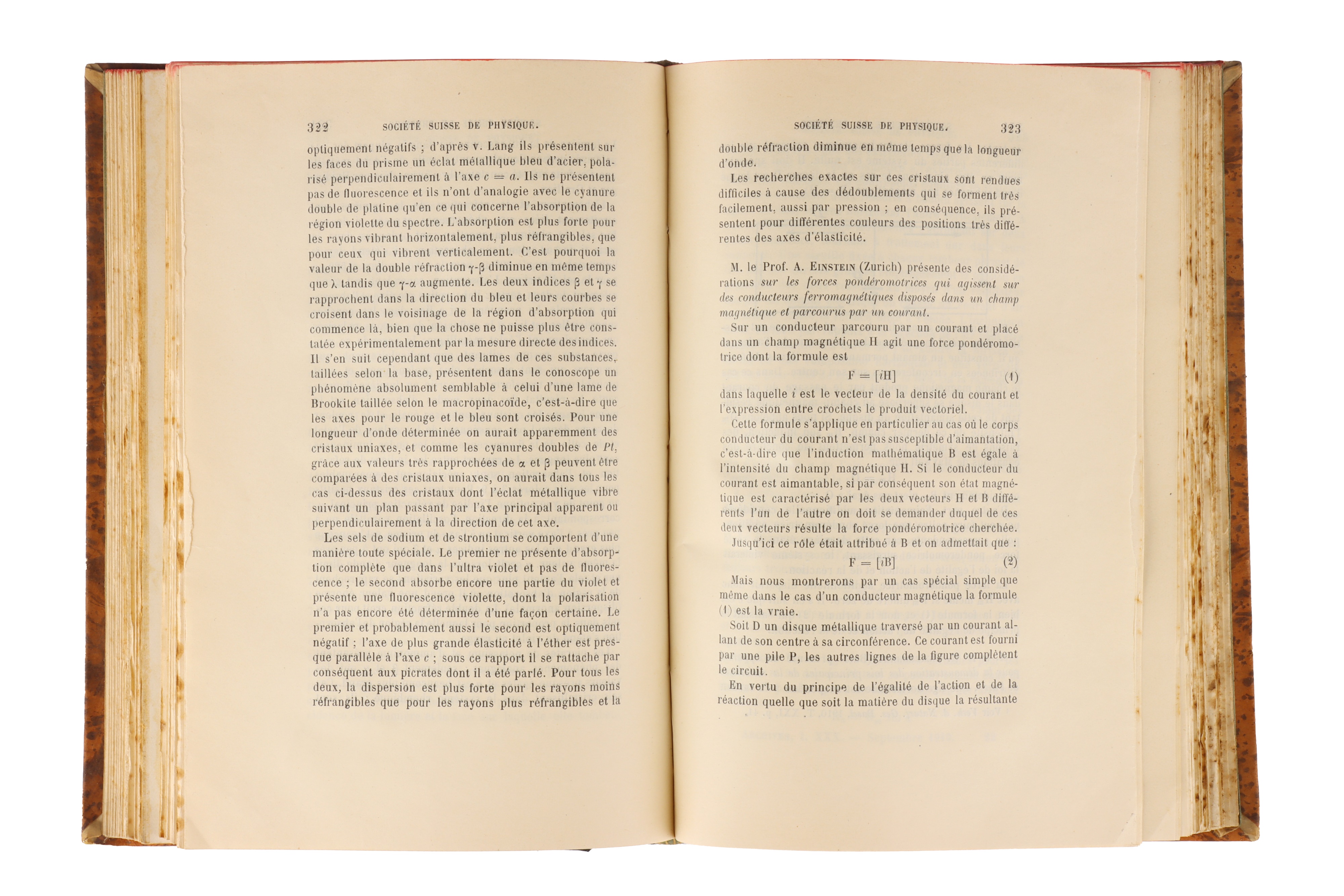 Lot 64 - Einstein, Albert, 9 Period Journal Articles,