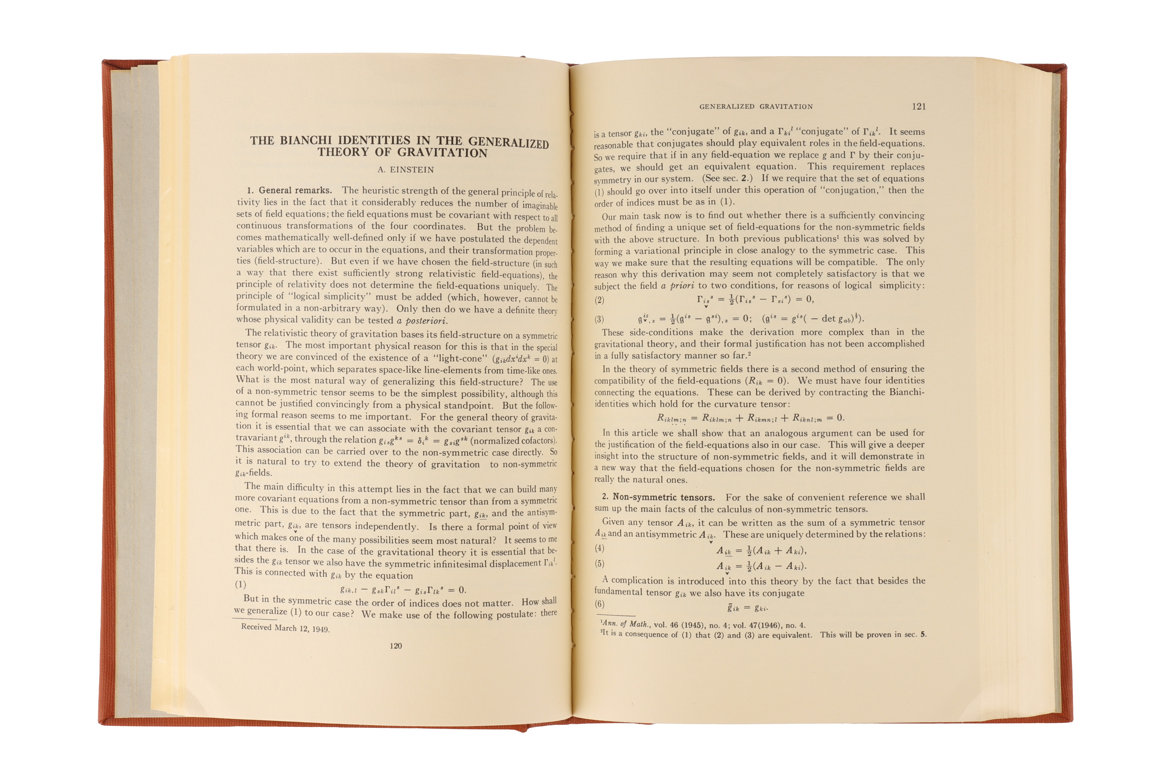 Lot 64 - Einstein, Albert, 9 Period Journal Articles,