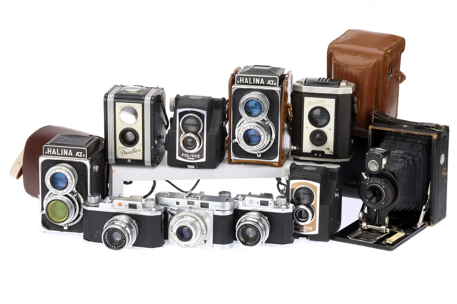 Lot 480 - A Selection of Ten British Cameras,