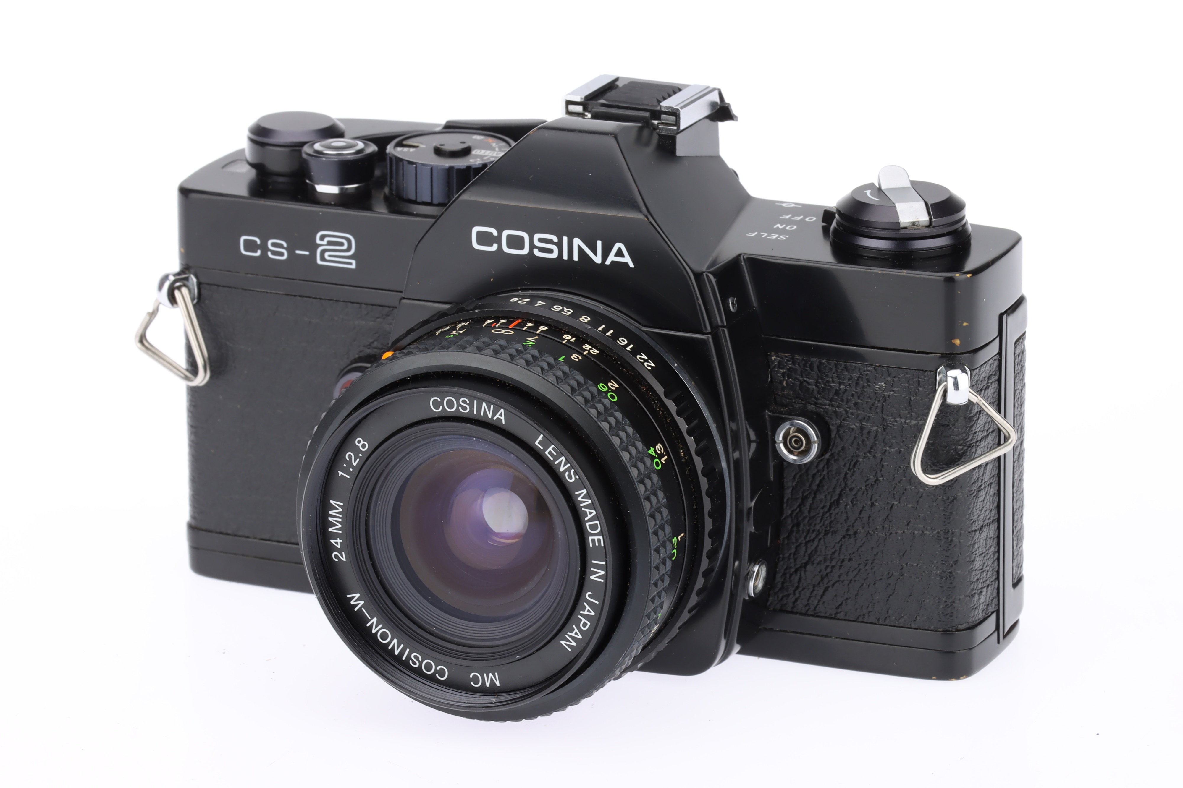 Lot 213 - A Cosina CS-2 35mm SLR Camera Outfit,