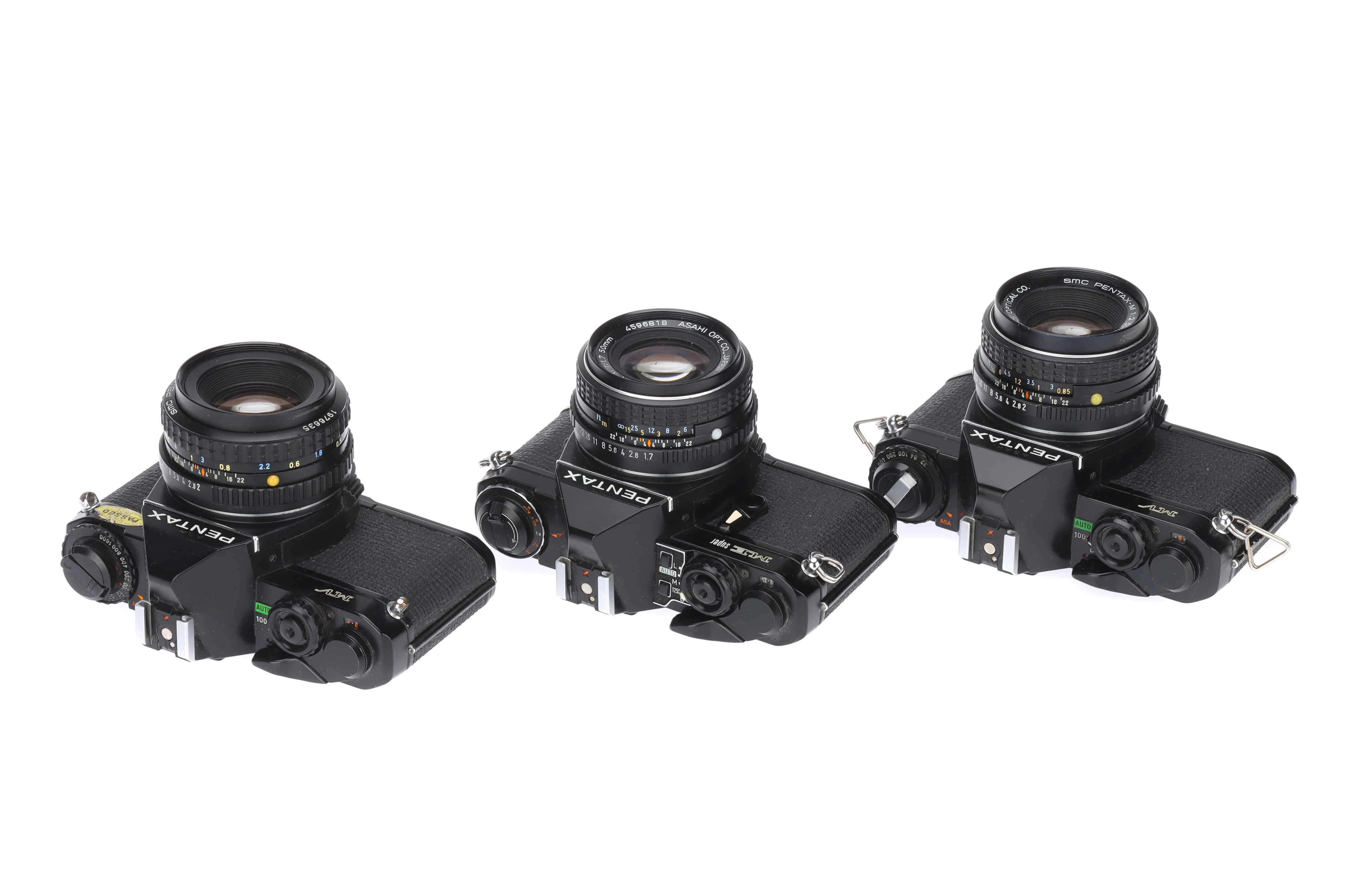 Lot 314 - Three Asahi Pentax SLR Cameras,