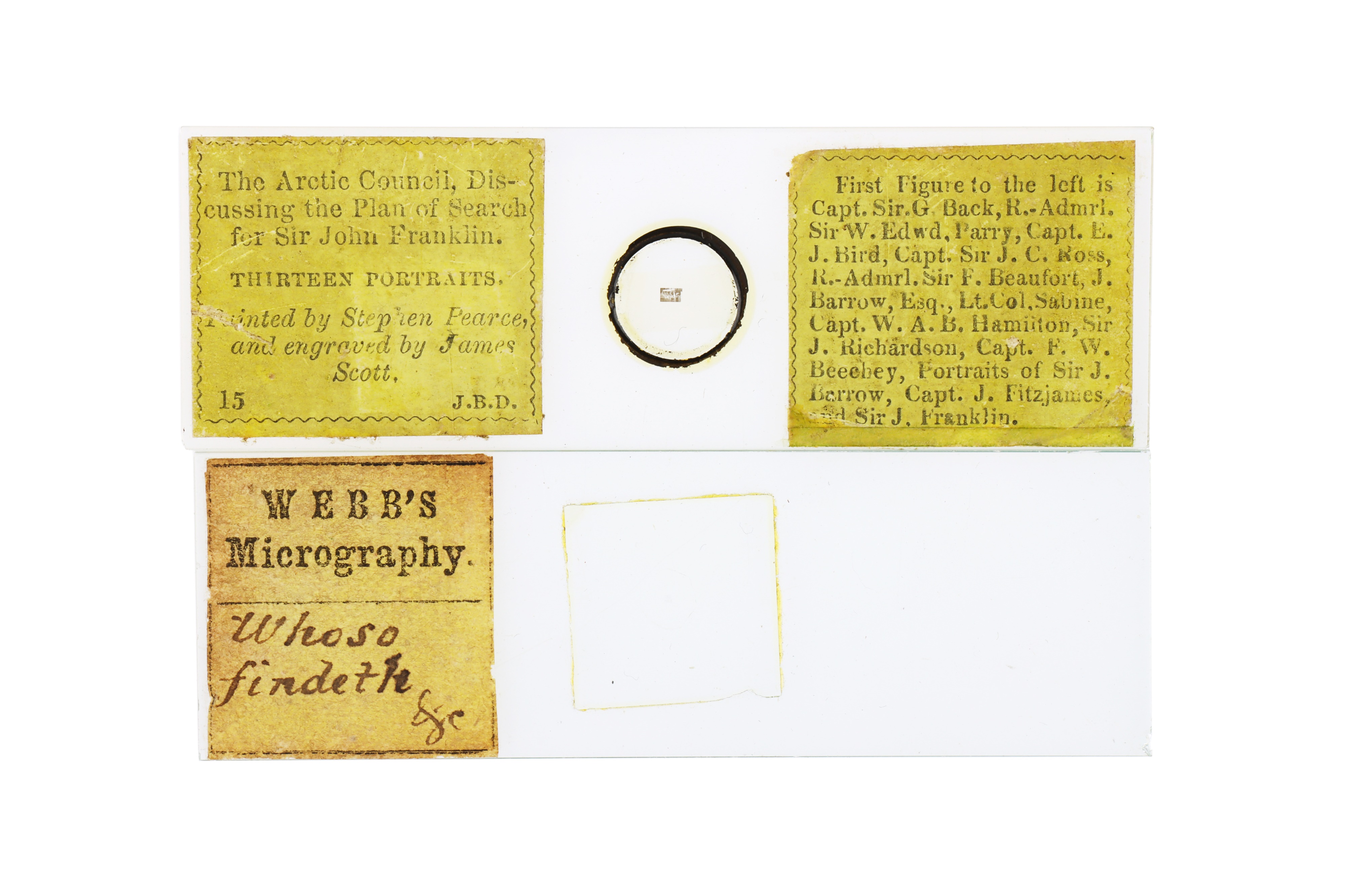 Lot 274 - Webb, William, , Microscopic Writing,