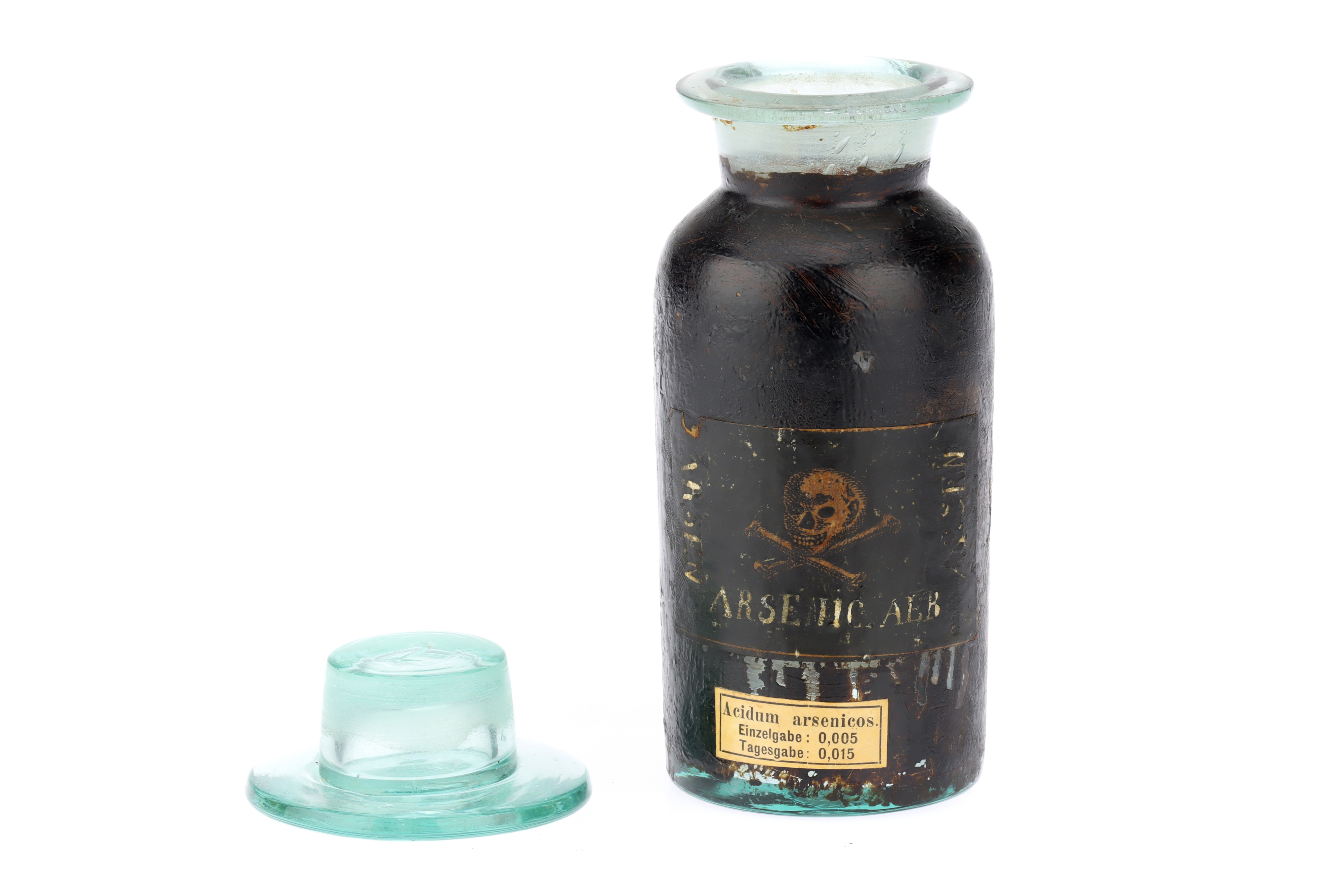 Lot 37 - Apothecary Shop Rounds, Poison Bottles