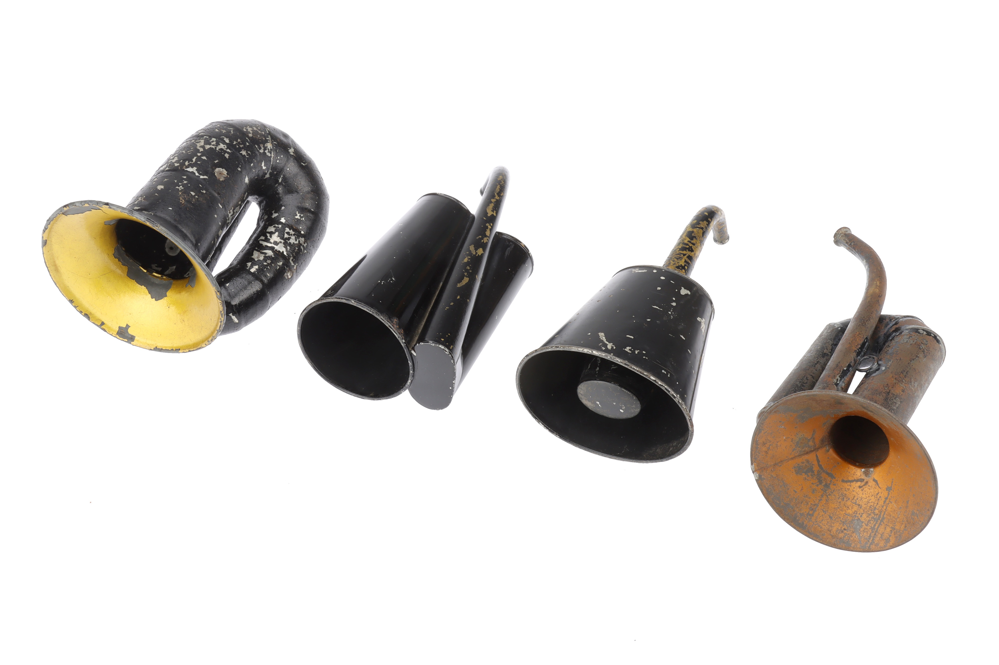 Lot 164 - Four Antique Ear Trumpets,