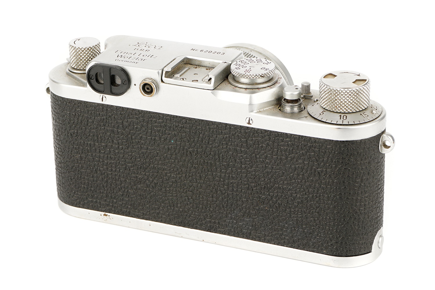 Lot 145 - A Leica IIIf Black Dial Rangefinder Camera,