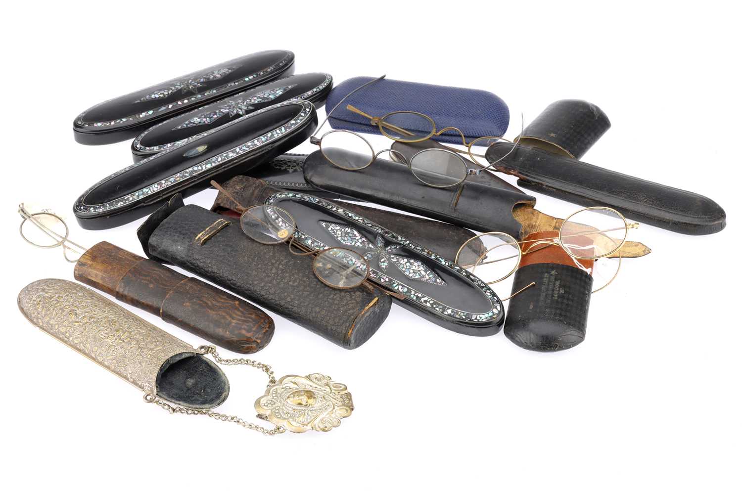 Lot 700 - A Collection of Spectacles and Cases,