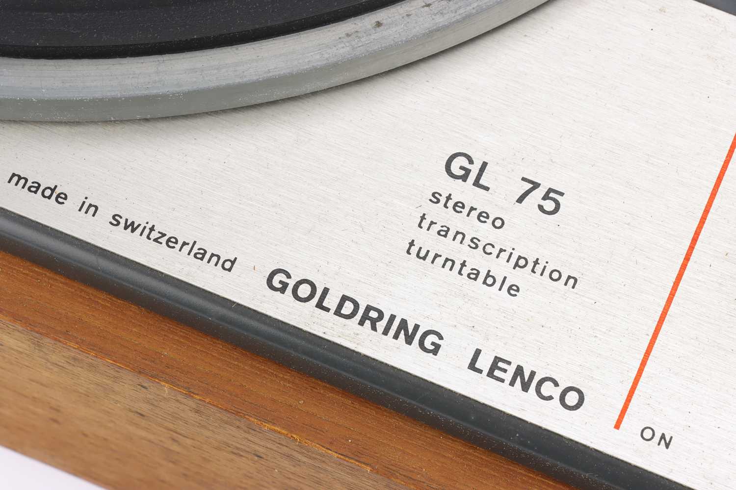Lot 462 - A Goldring Lenco GL75 Record Turn Table,